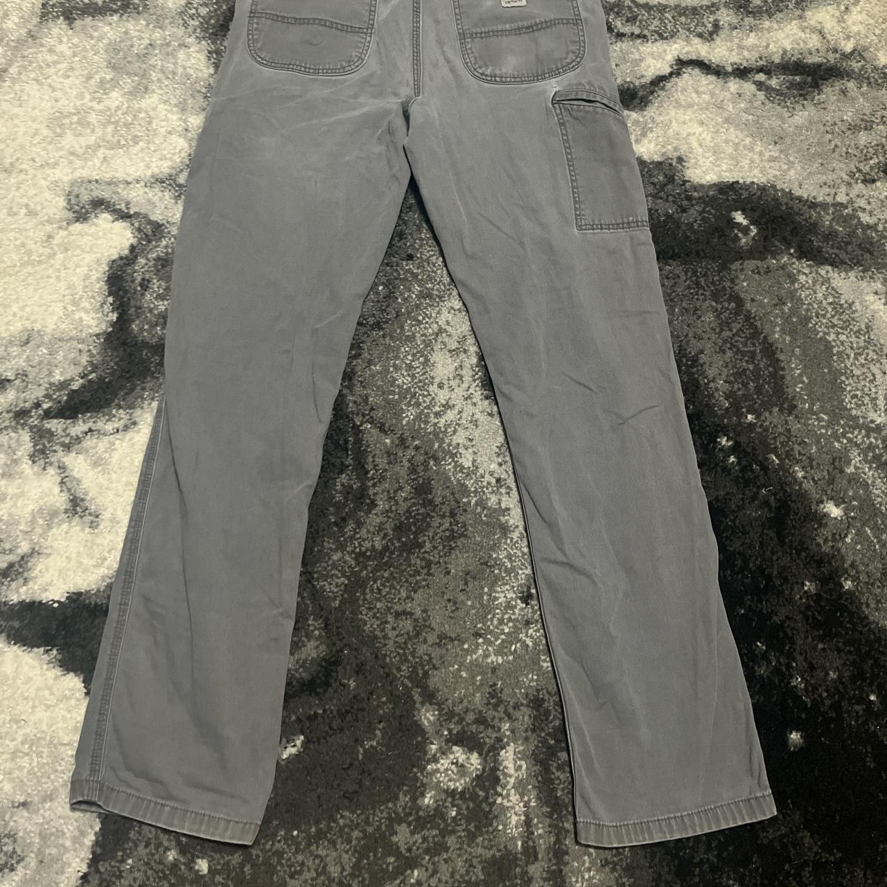 Grey Carhartt Carpenter Pants Stains on front... - Depop