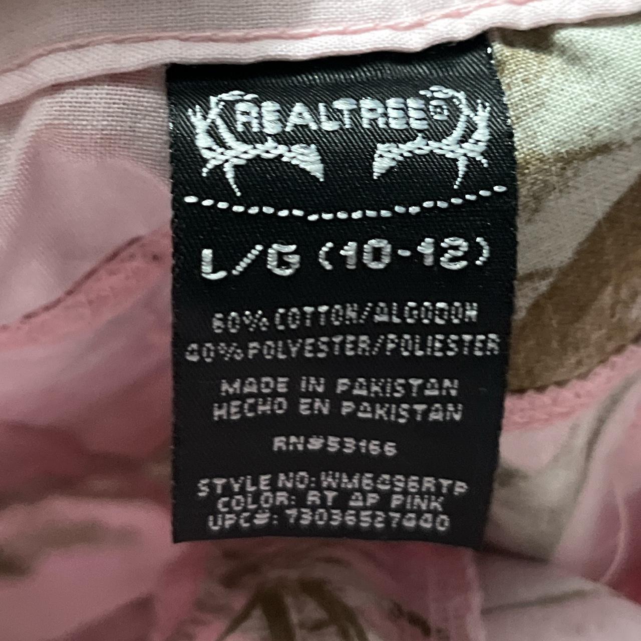 Y2K Kids Pink Realtree Camo Pants No flaws Size:... - Depop