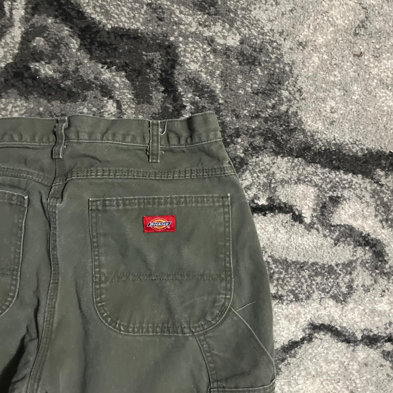 Green Dickies Carpenter Pants Light staining Size... - Depop