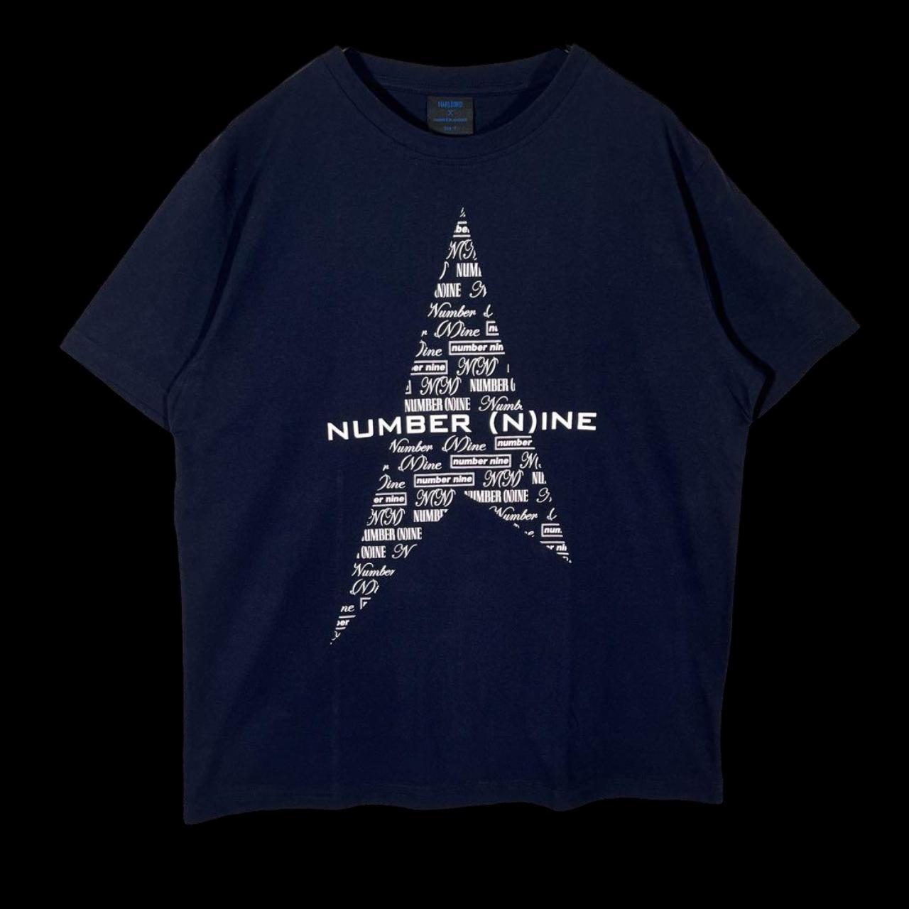 number nine marlboro collab tee size free fits small... - Depop