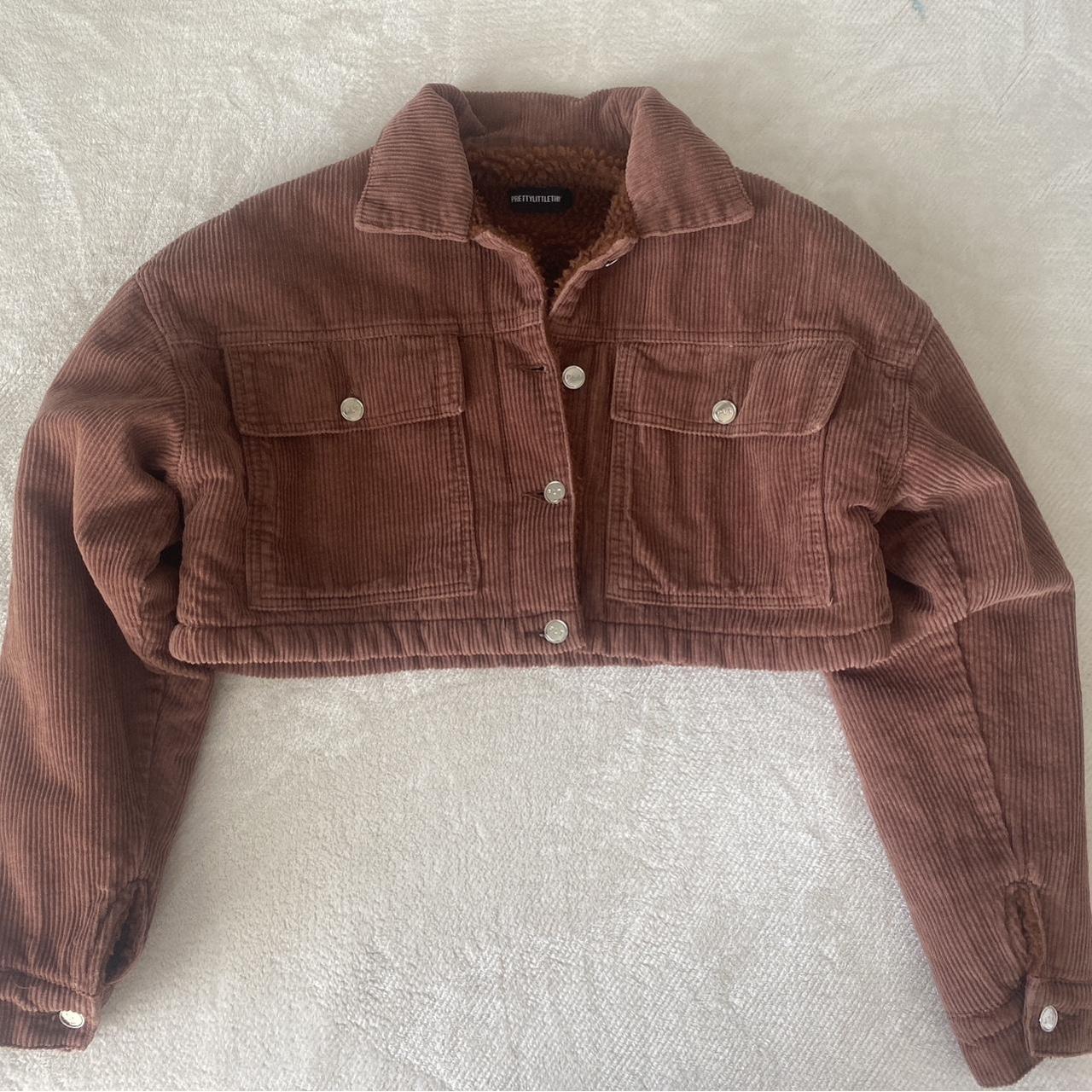 super cute cropped jacket, It’s fluffy in the... - Depop