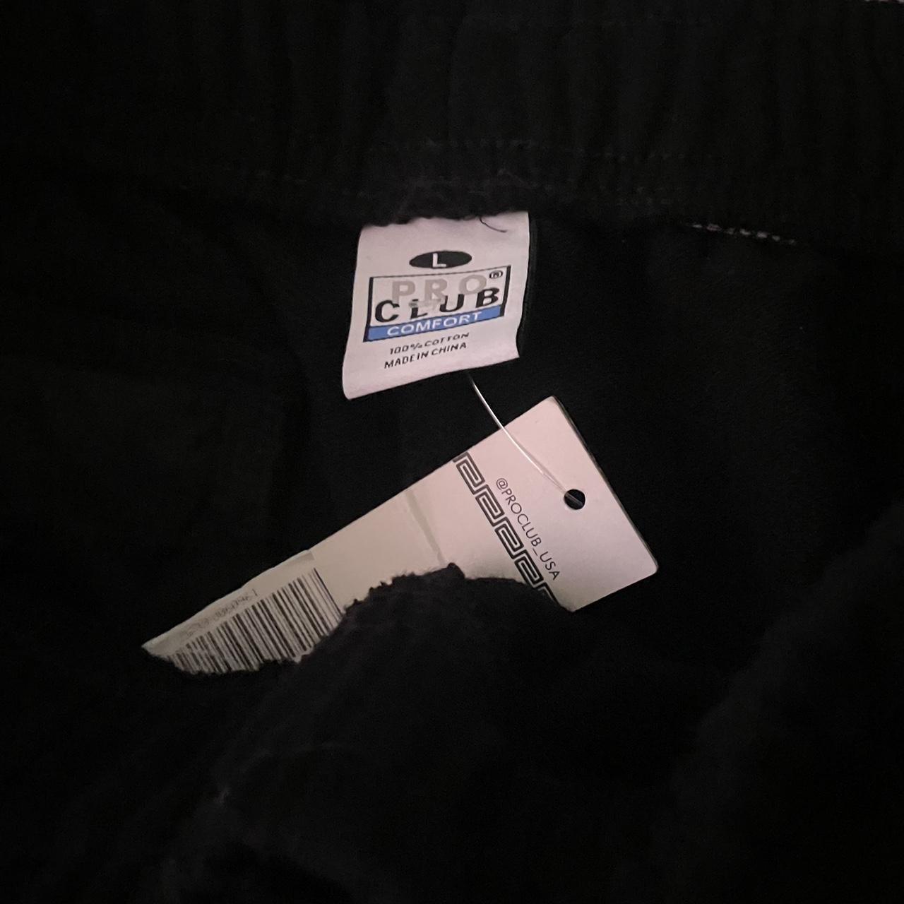 black pro club shorts, it’s not a fading black in... - Depop