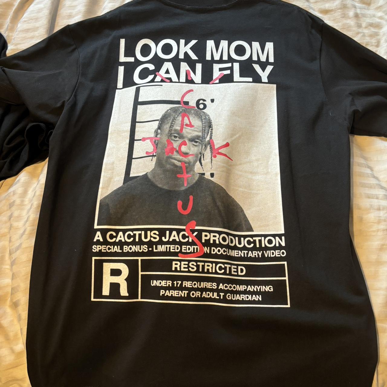 Cactus Jack ‘look Mom I Can Fly Tee Perfect New Depop