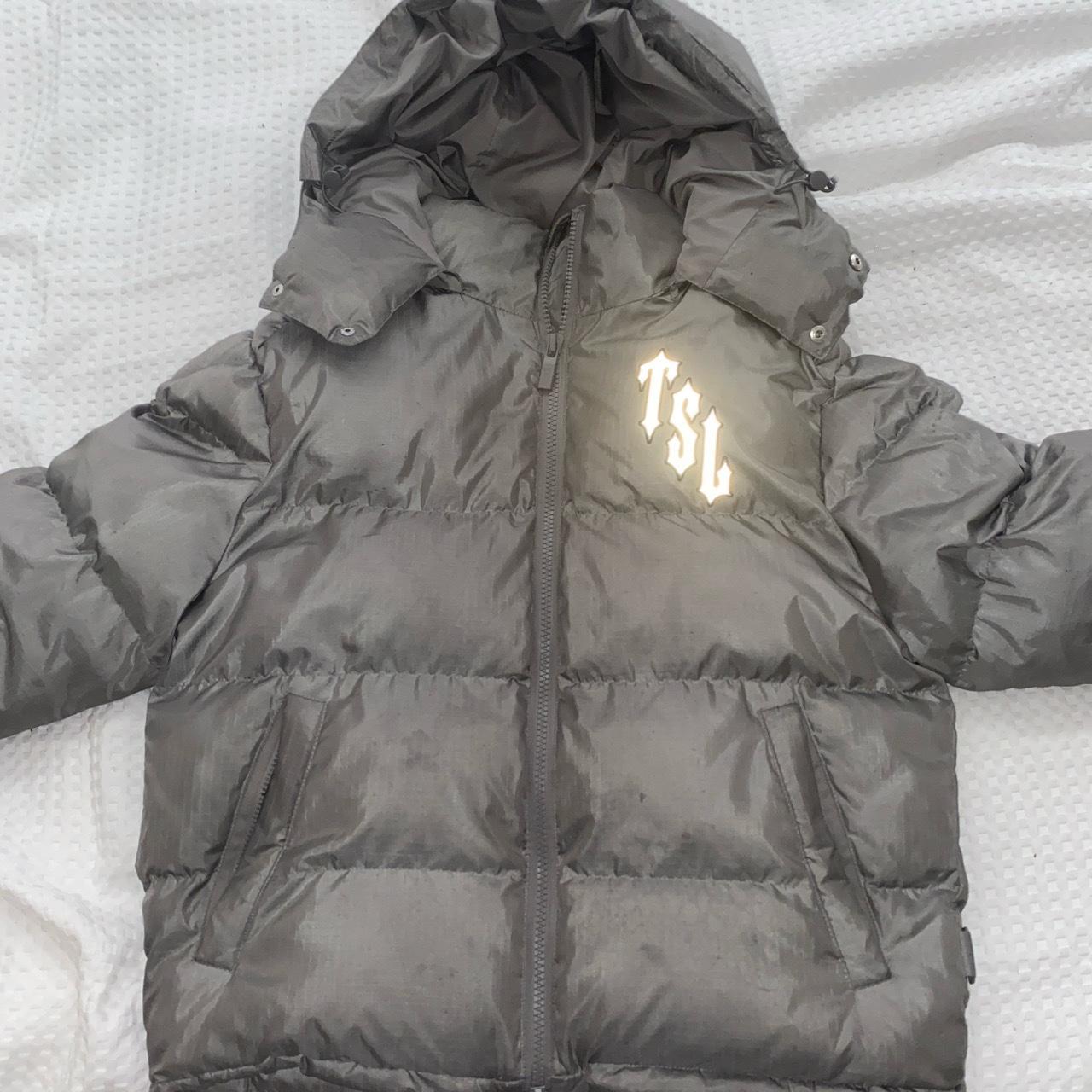 Grey Trapstar Shooters coat Worn handful of times... - Depop