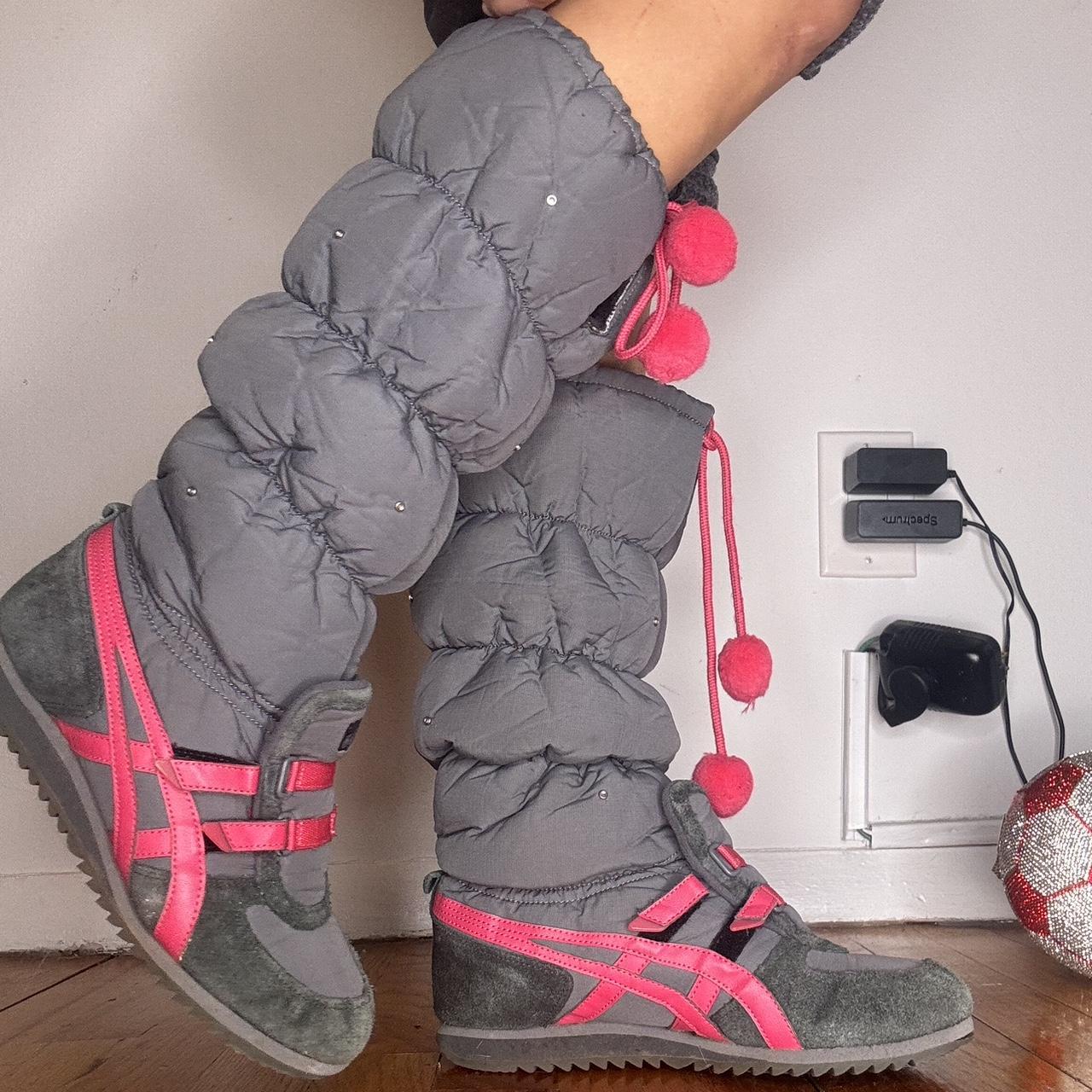 Vintage ASICS Onitsuka Tiger Snow Boots Knee High... - Depop