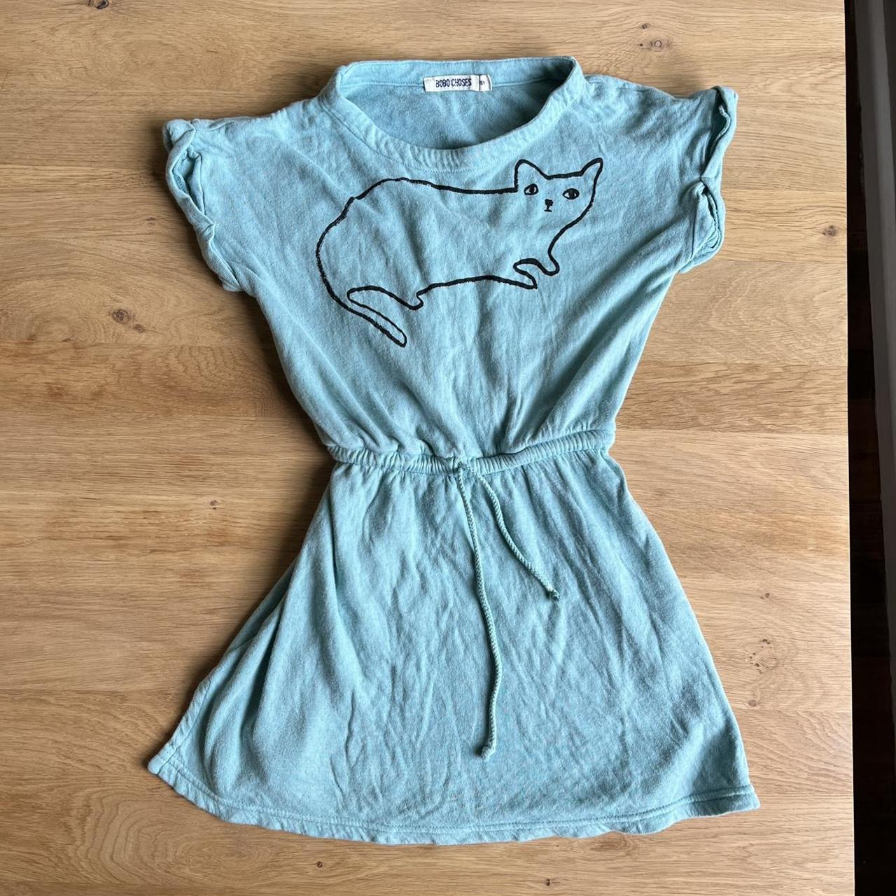 Bobo Choses cat dress - size 4-5yr. My daughter is... - Depop