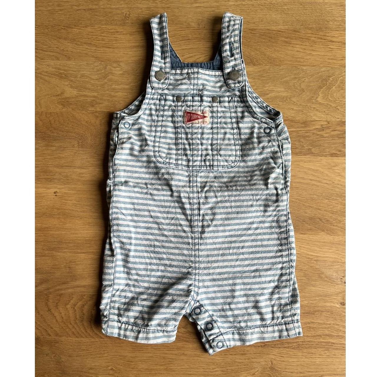 Country Road vintage striped overalls. Size... - Depop