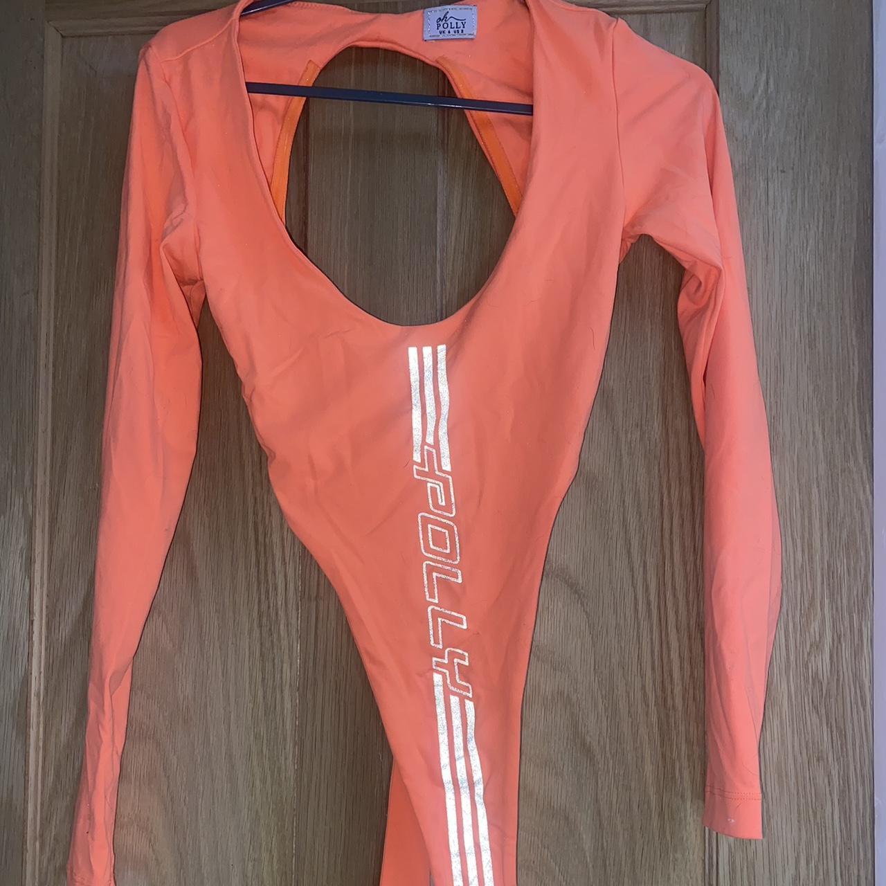 Oh polly racer bodysuit with cut out detail, in a... - Depop