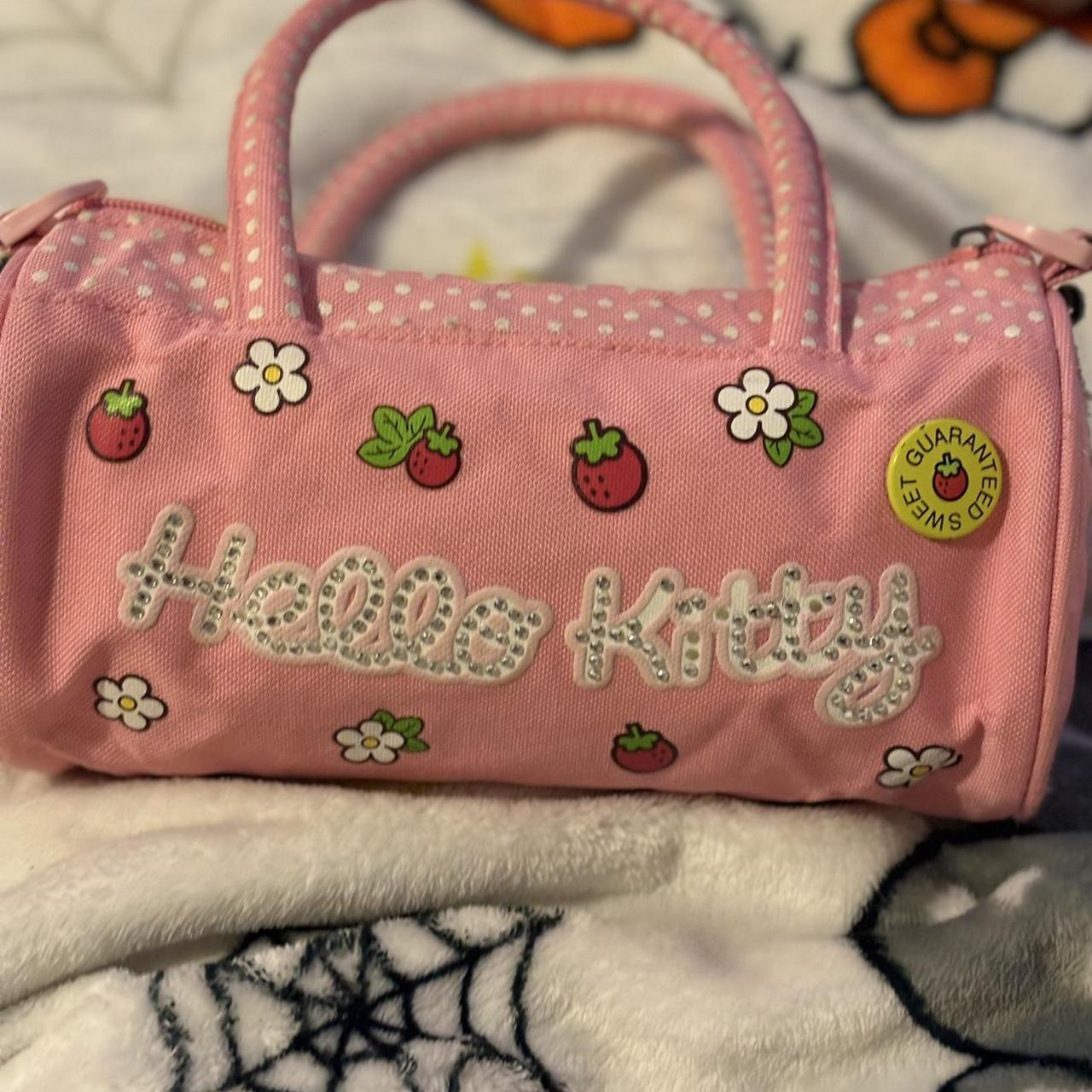 Hello kitty barrel bag mini purse fits a lot !... - Depop