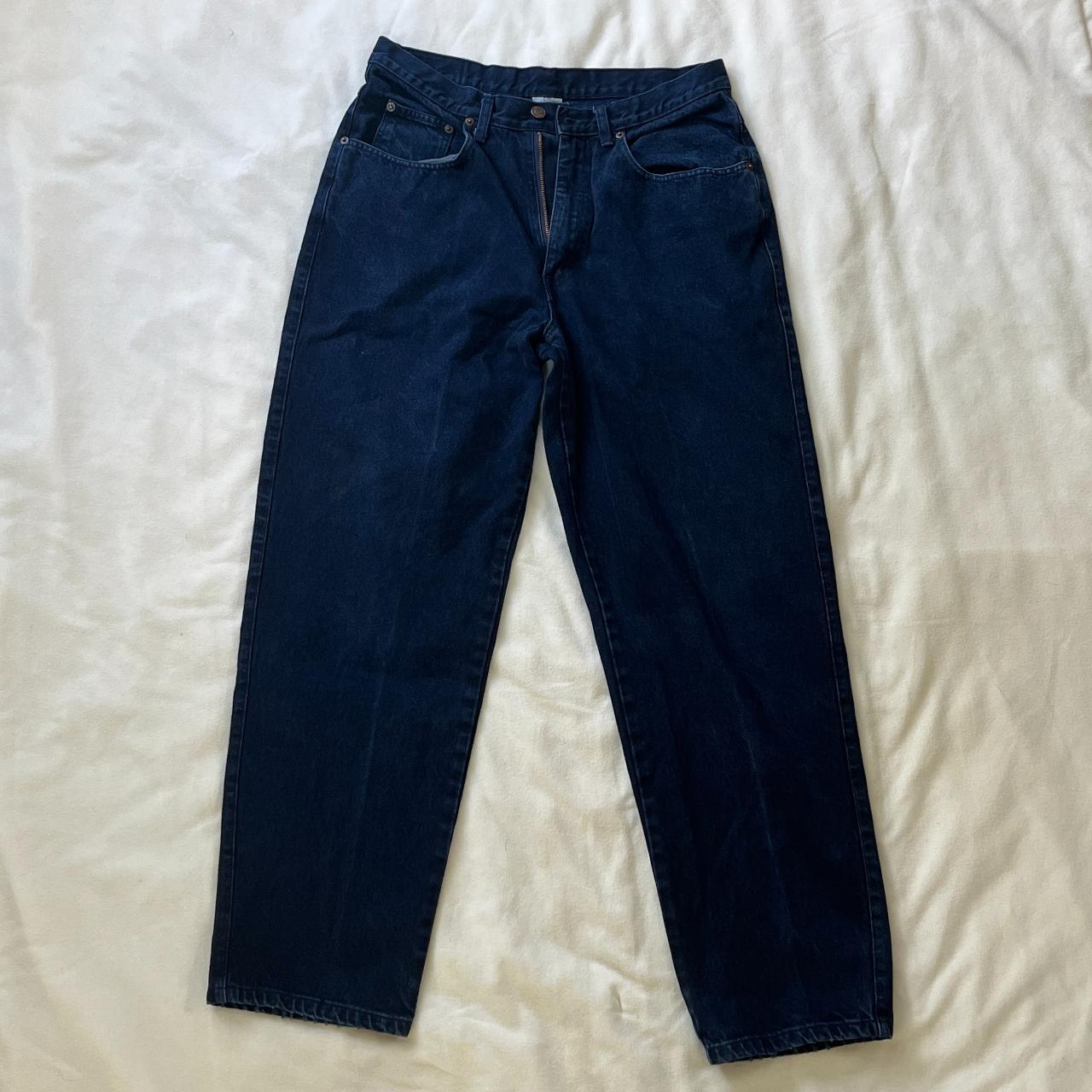 Men's Navy Jeans | Depop