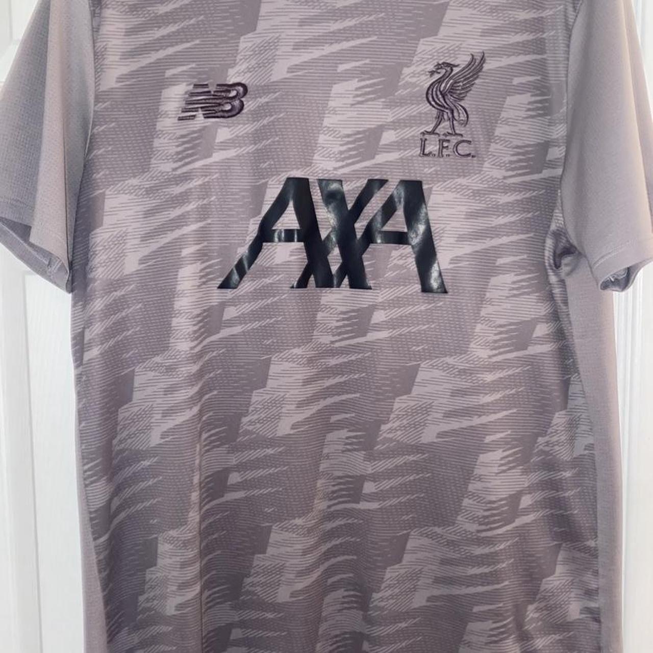 Liverpool grey football shirt. In great condition... - Depop