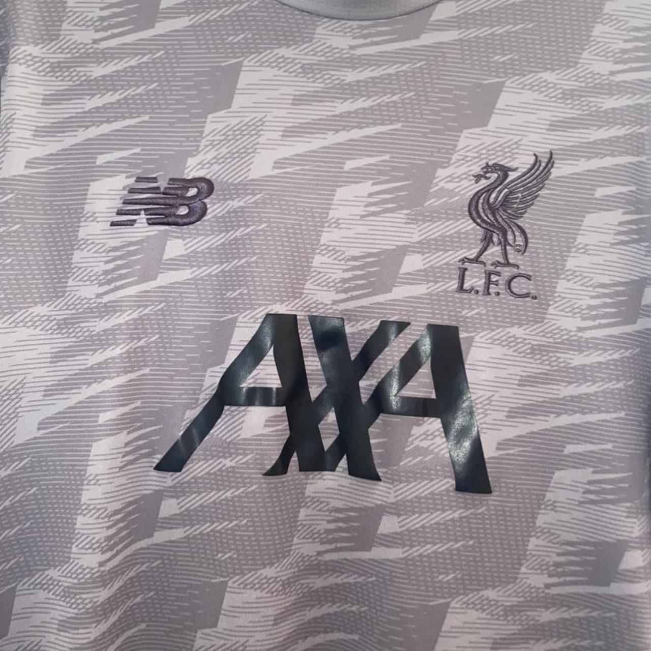 Liverpool grey football shirt. In great condition... - Depop