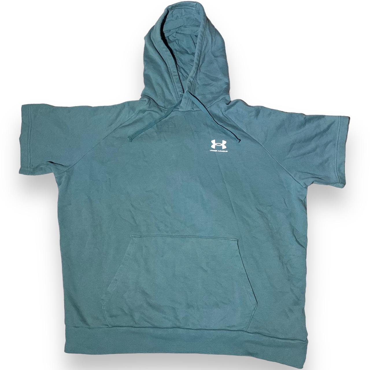Under Armour Teal Green Mens Dfo Rival Fleece Short Depop