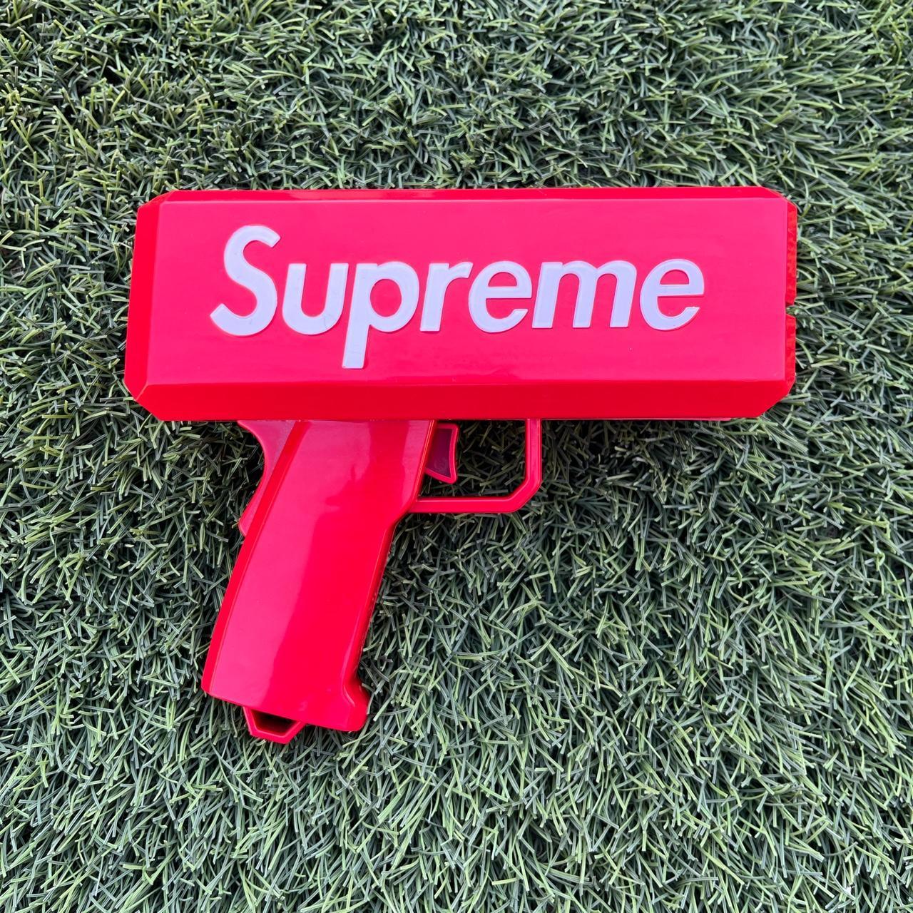 Supreme Cash Cannon Money Gun Toy R3P lightly used... - Depop