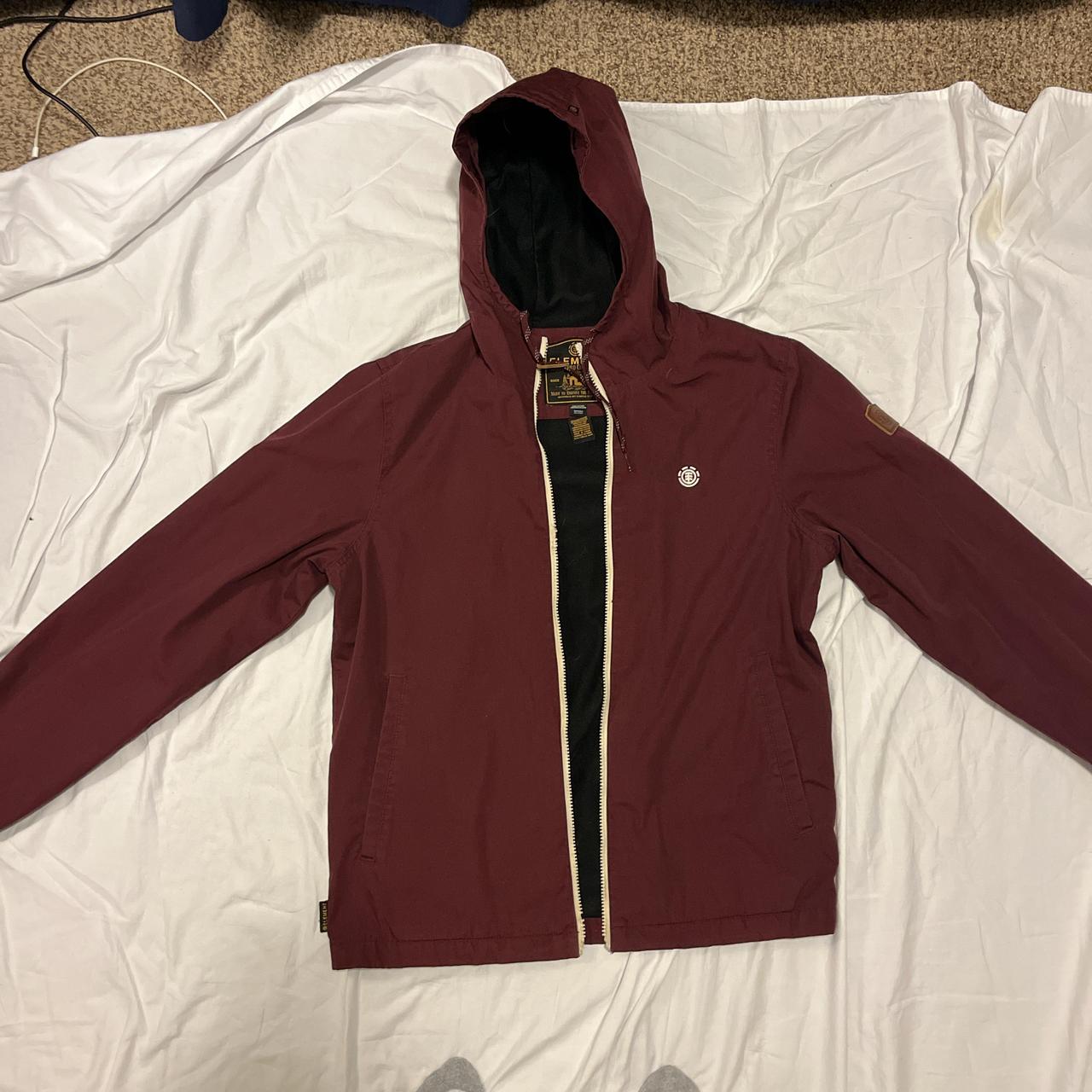 Vintage element rain jacket fleece lined. Zipper... - Depop