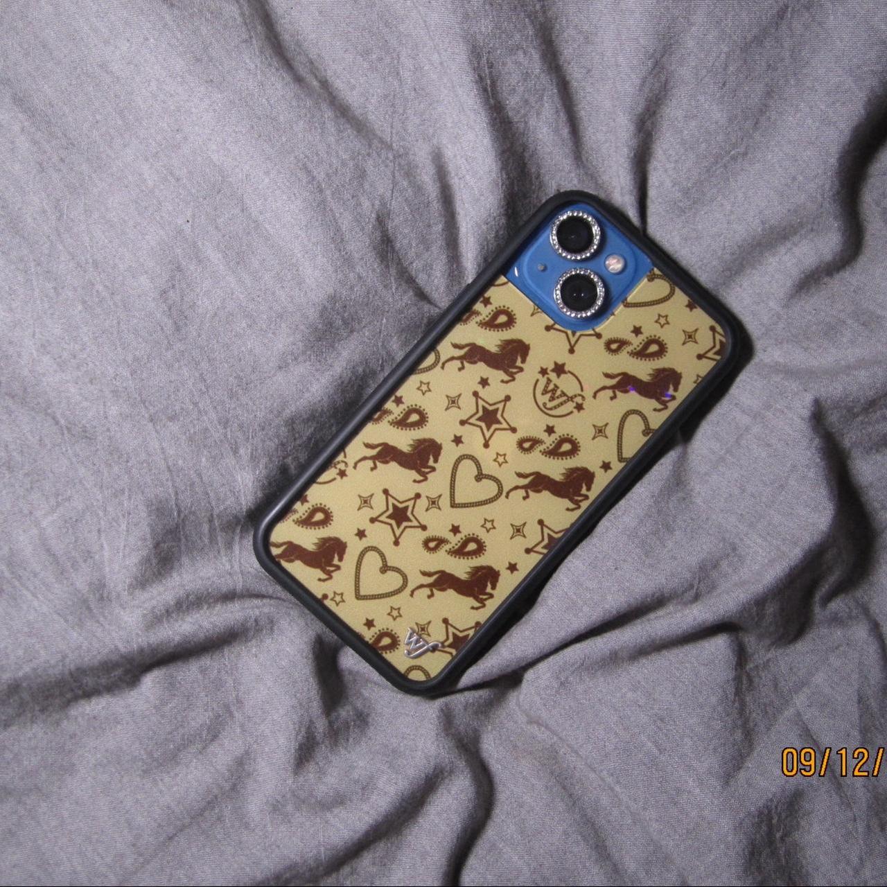 wildflower phone case iphone 13 or 14... - Depop