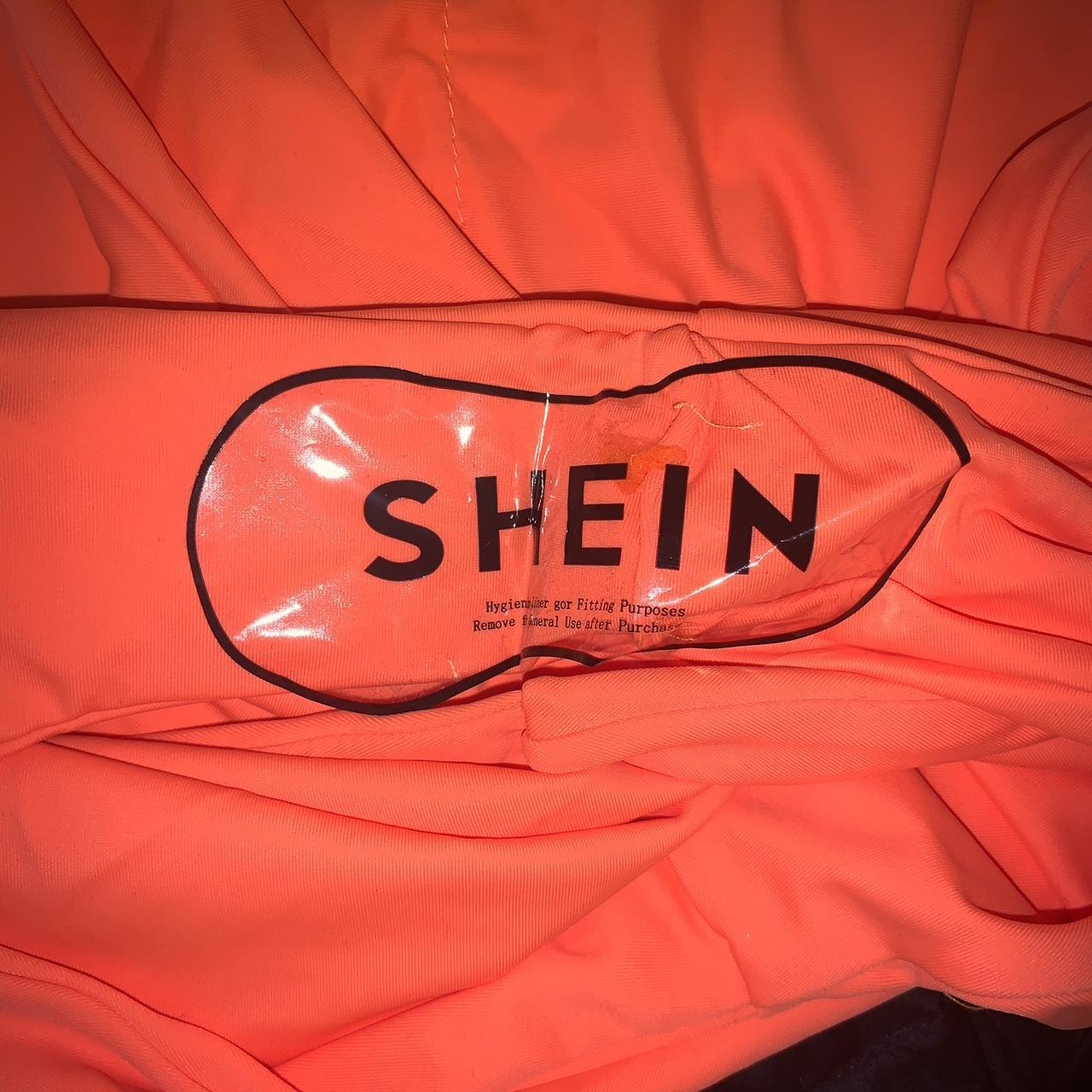 NEVER WORN‼️ Vibrant coral orange one-piece bathing... - Depop