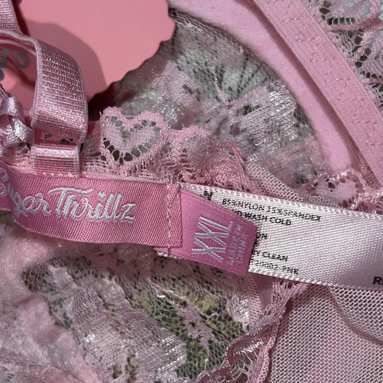 Sugar Thrillz Bra New Thrillz Pink Cute Y2k Depop