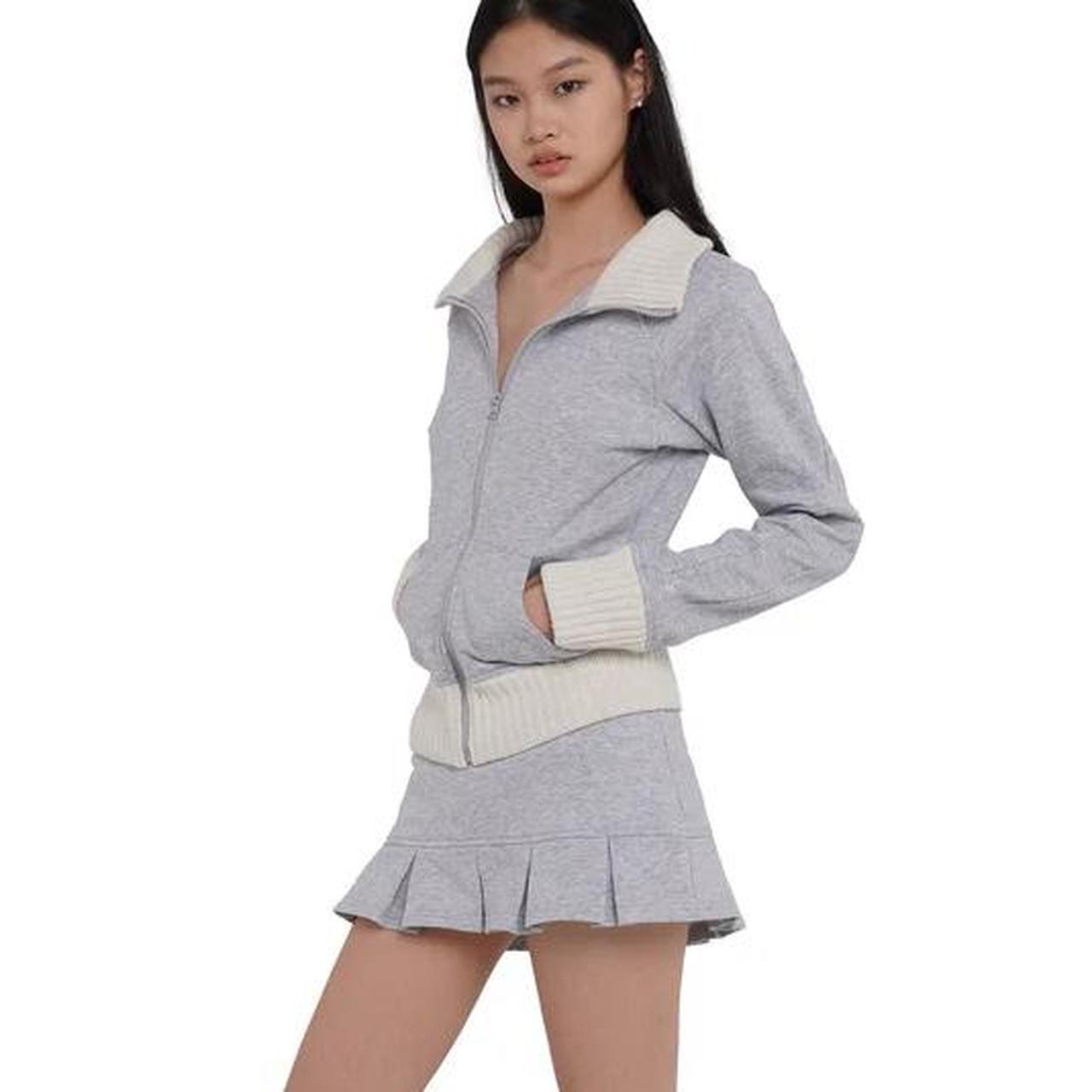 Sweet chilling sweatshirt jacket ⛸️ Has the cutest... | Depop