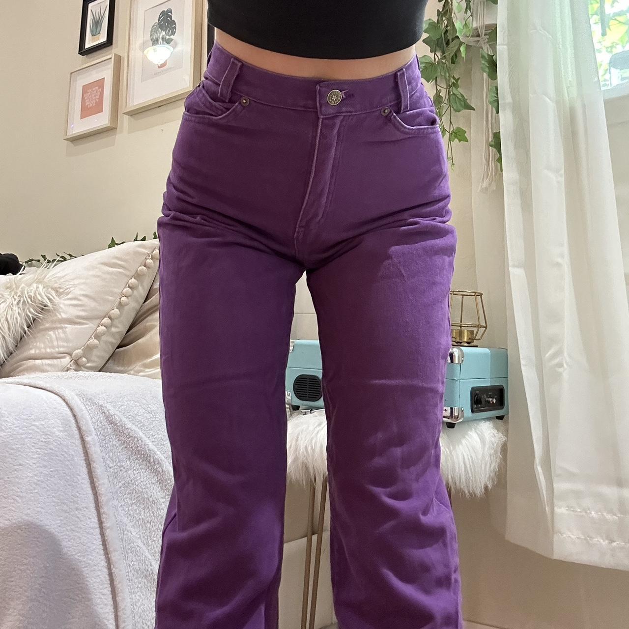 Purple Jeans Size 16 Too small on me now - Depop