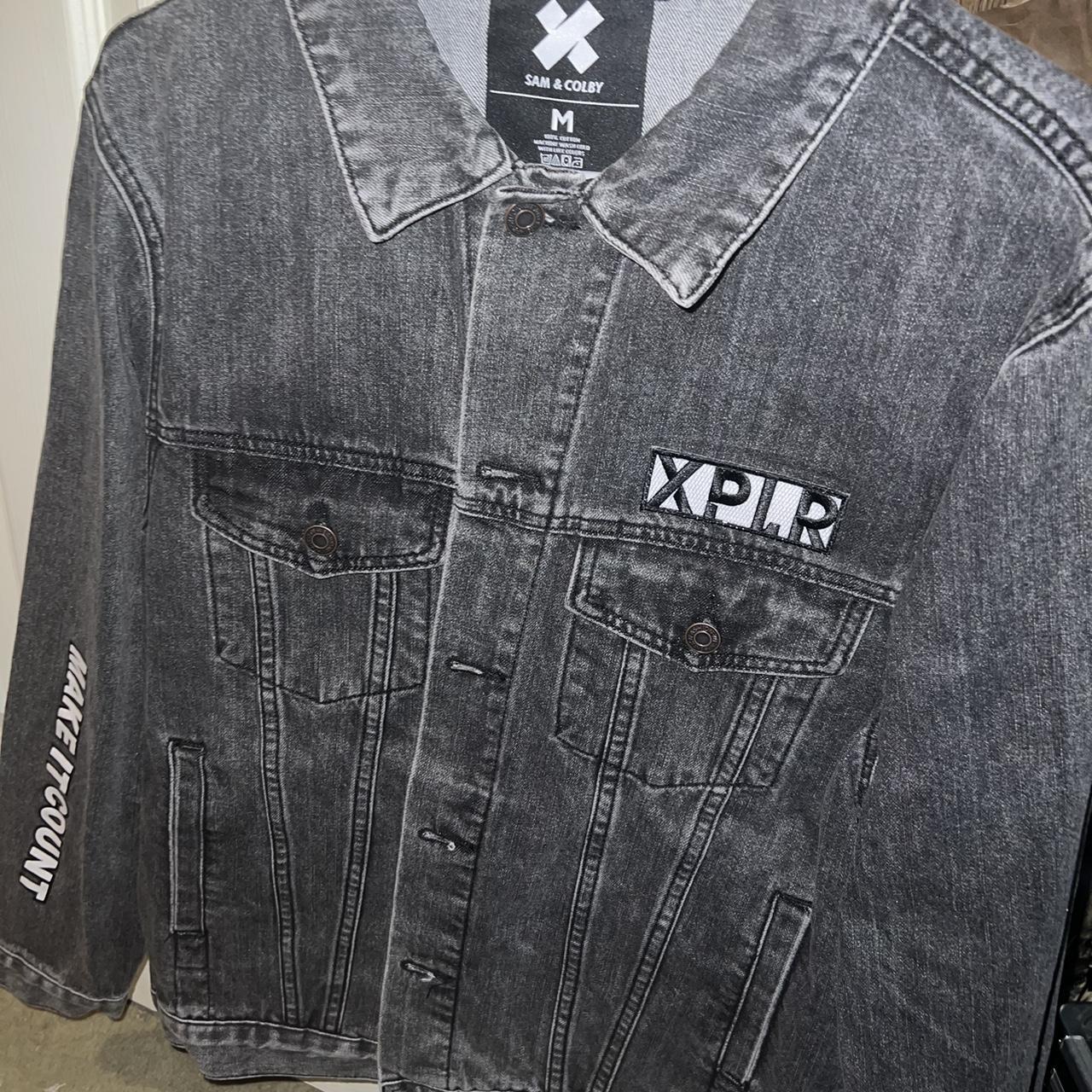 Sam and Colby XPLR 25x25 black denim jacket. New.... - Depop