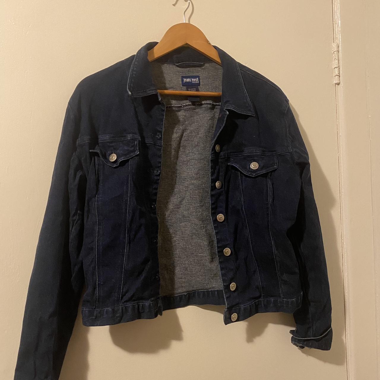 🌀Navy Blue Denim Jacket🌀 please select to pay using... | Depop