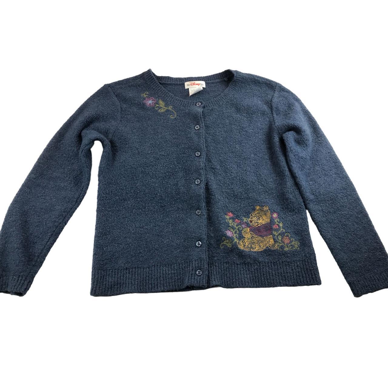 Disney Women's Navy Cardigan | Depop