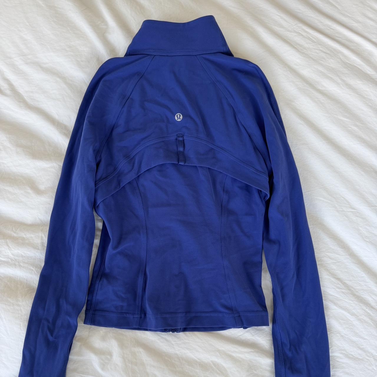 Cerulean Blue Lululemon Cropped Define Jacket... | Depop