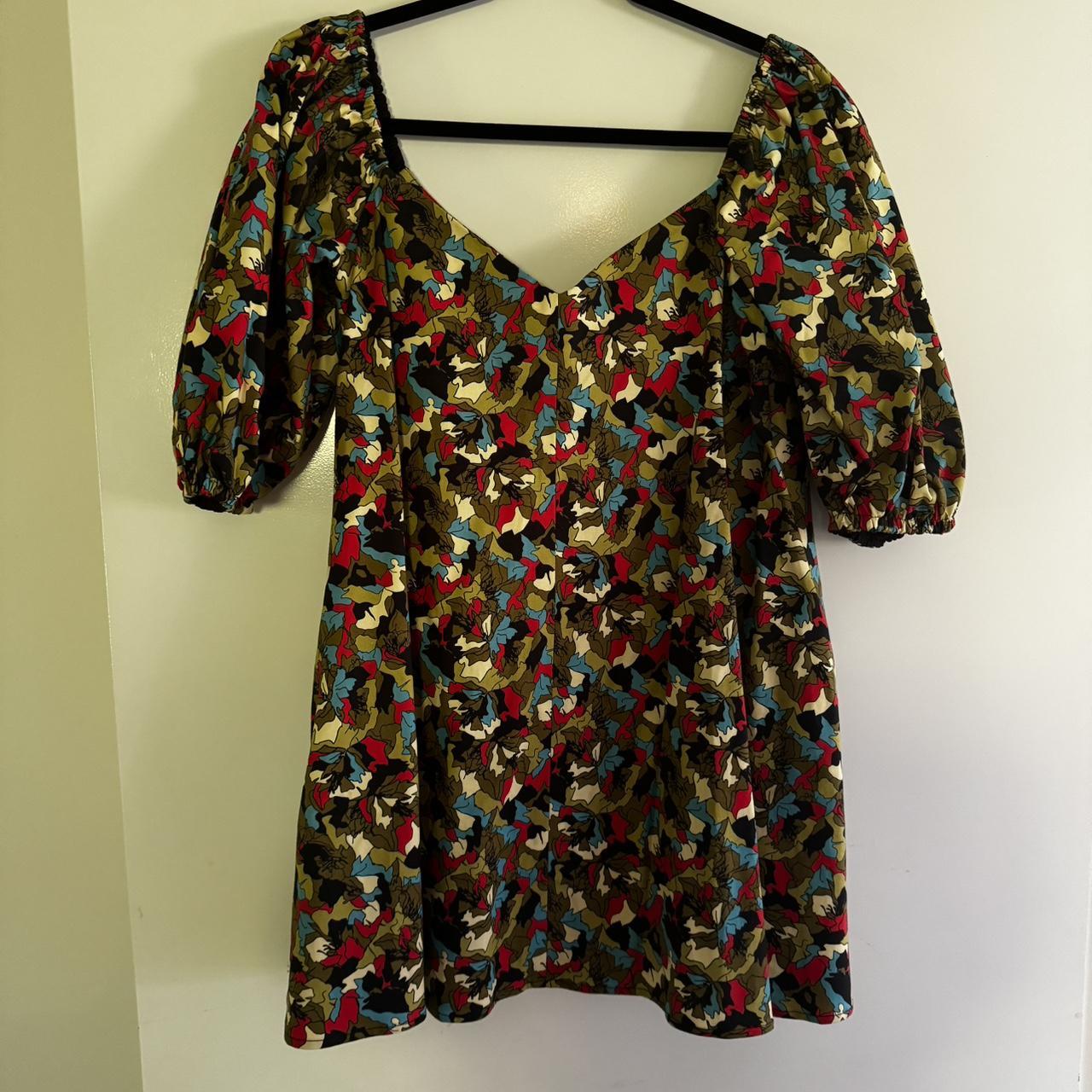 Scanlan Theodore mini dress. Would fit size 10.... - Depop