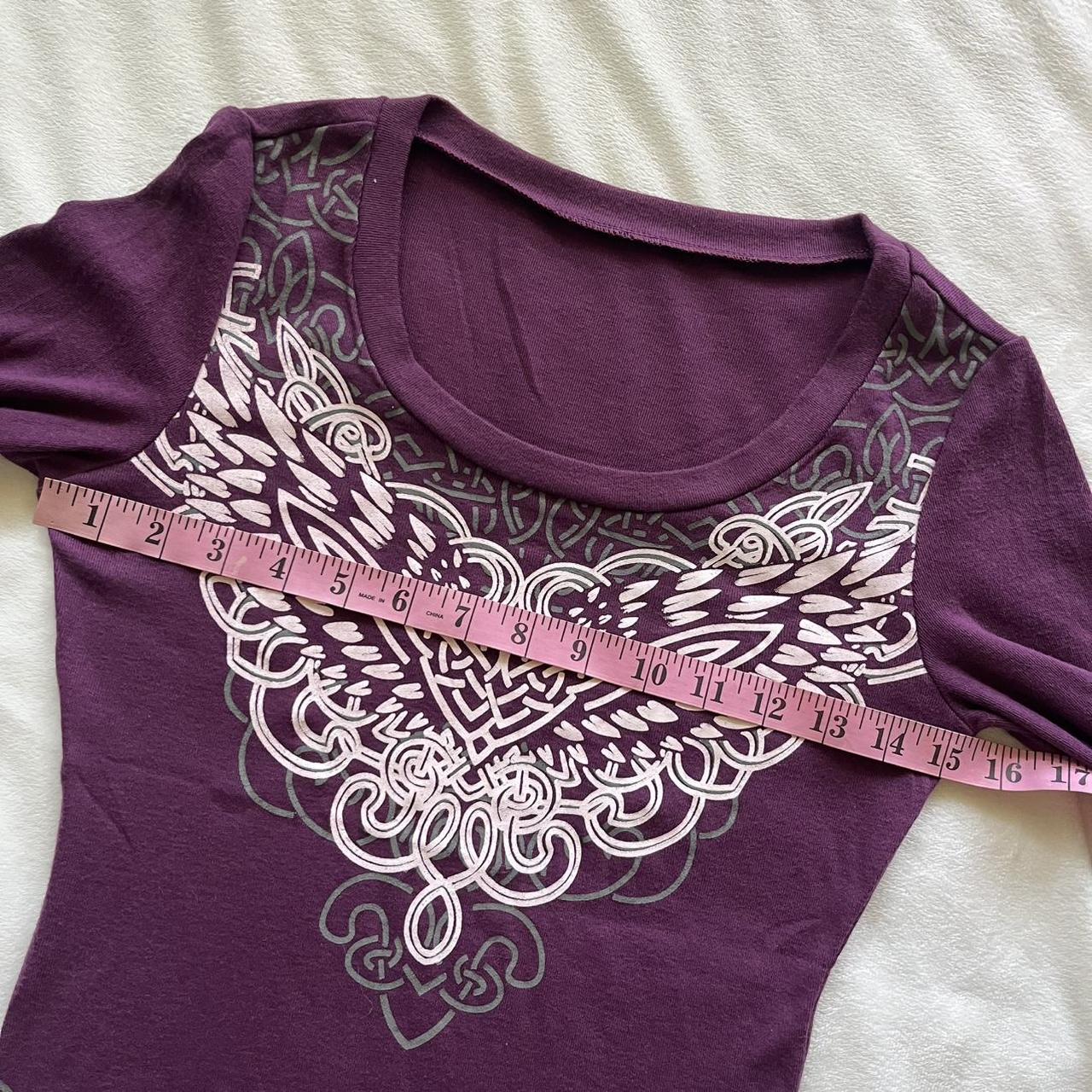 Purple affliction inspired long sleeve top Tagged... | Depop