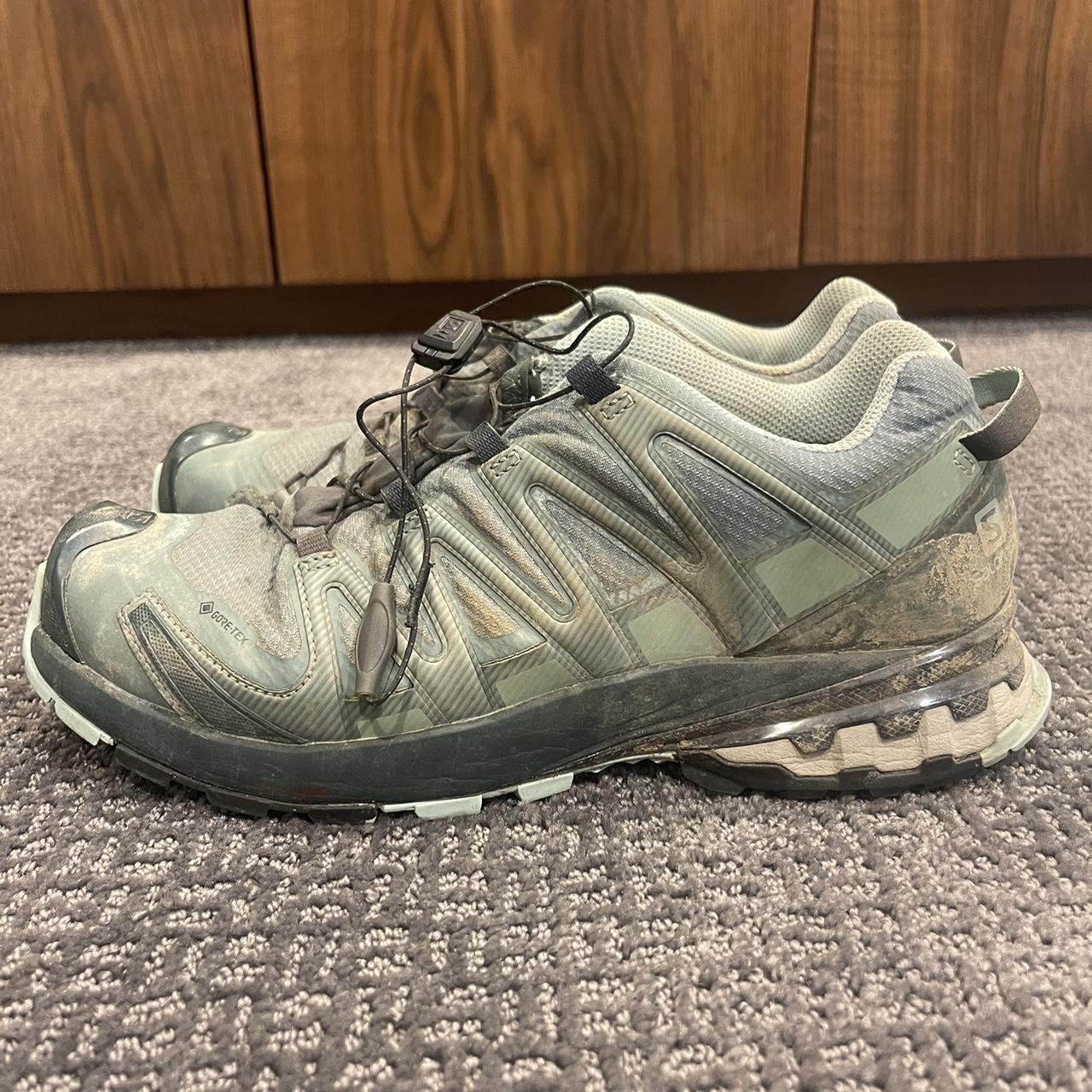 Solomon Gore Tex Shoes Size: US 8 Flaws: Worn With... - Depop