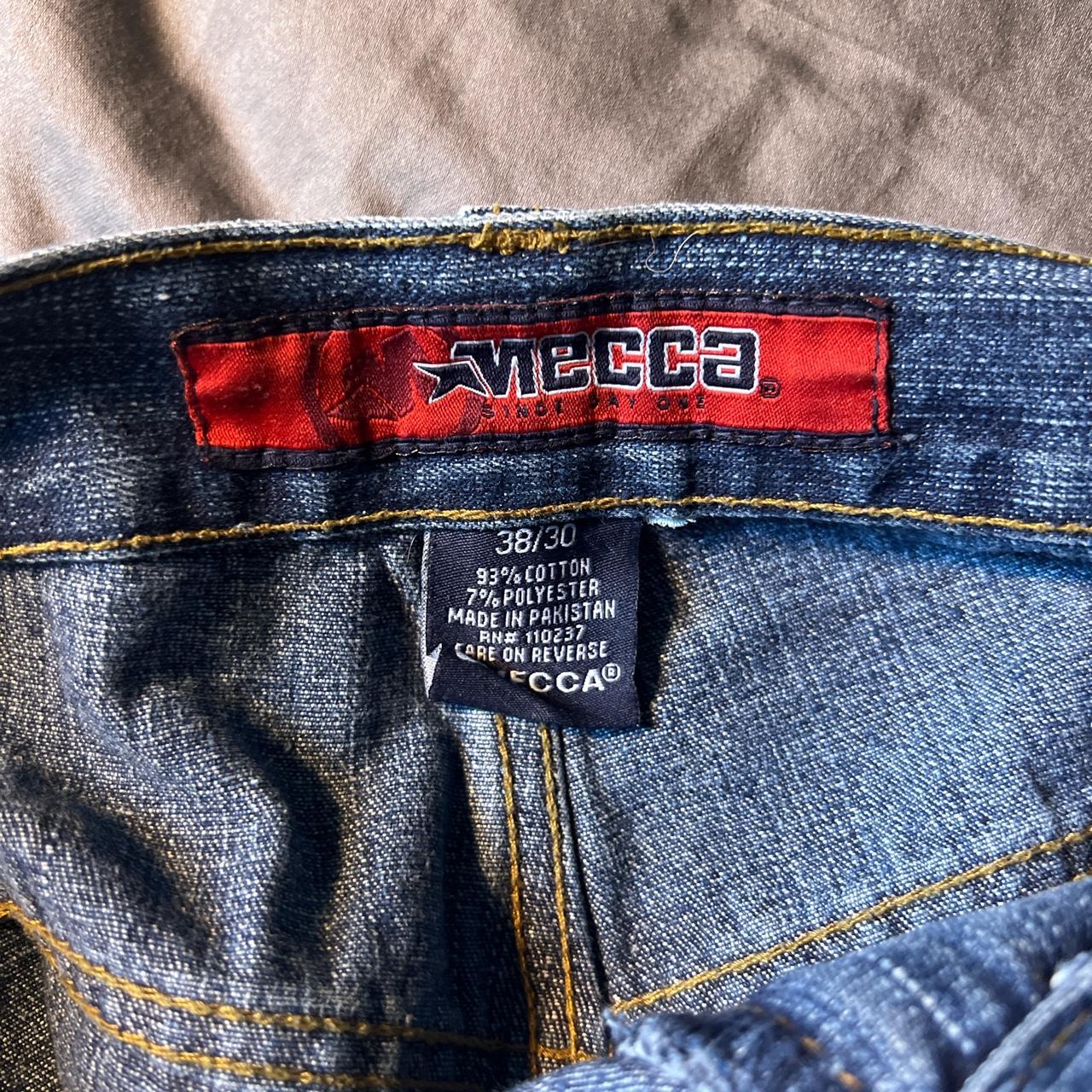 Y2K washed baggy Mecca jeans Condition: great Waist:... - Depop