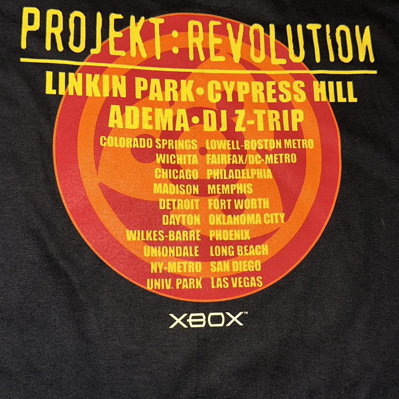 •vintage 2002 linkin park projekt revolution t... - Depop