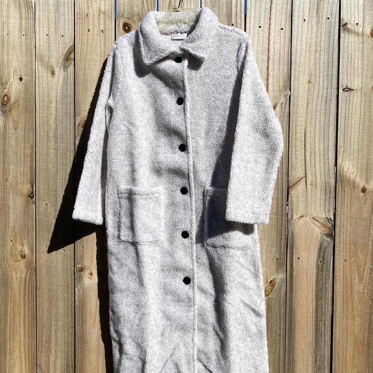 Longline Berber coat by easy essentials. Sold... - Depop