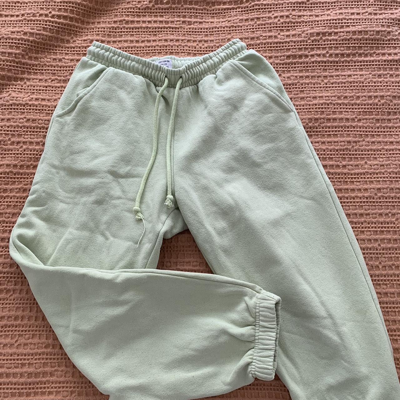 green cotton on trackies xs - Depop