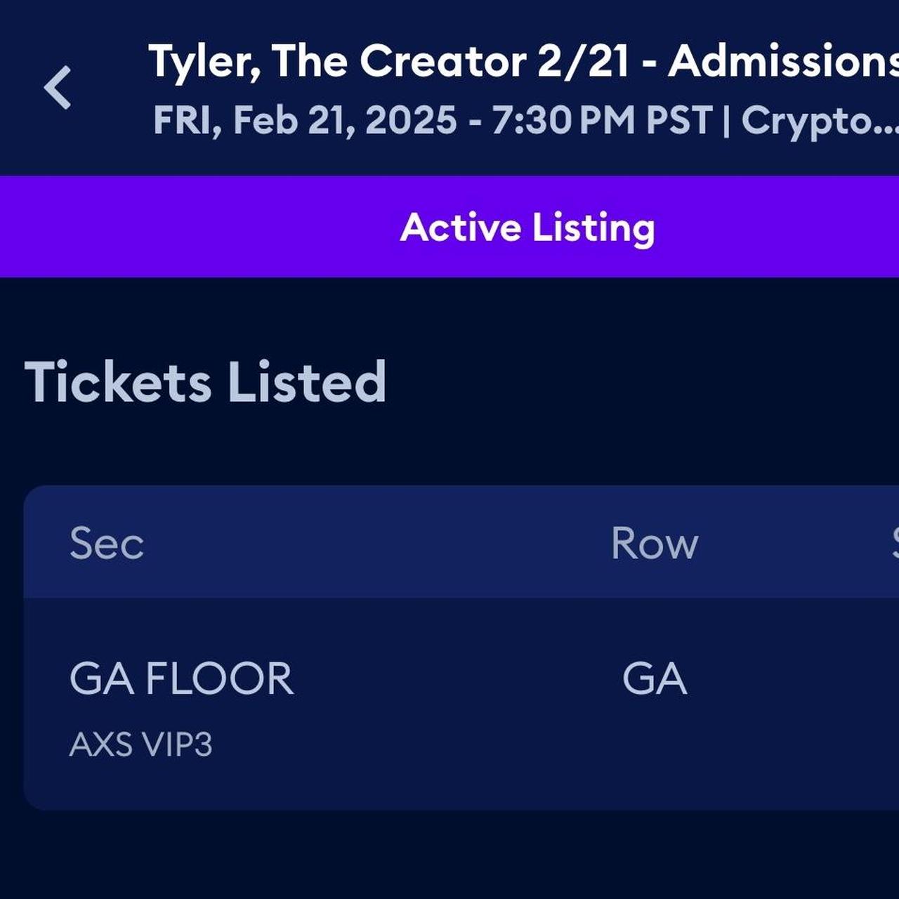 Tyler the Creator Chromatopia World Tour 2025 VIP... | Depop