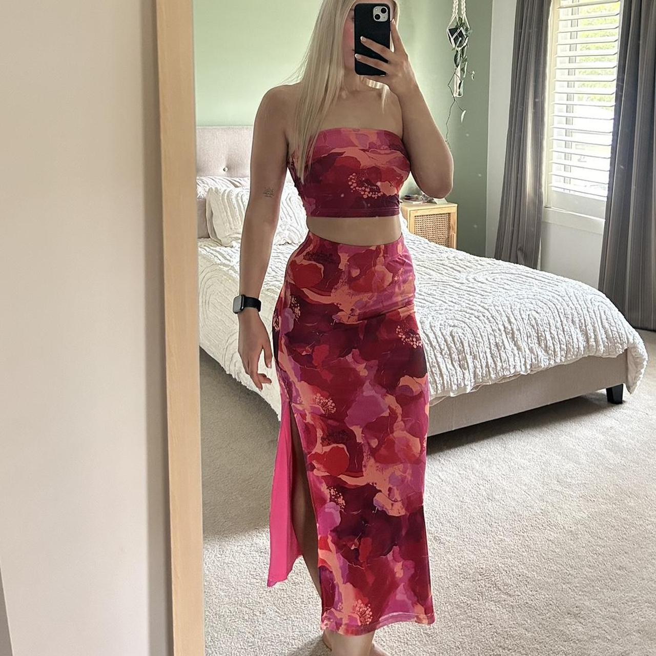 - Perfect Stranger floral two piece set - Top is... - Depop