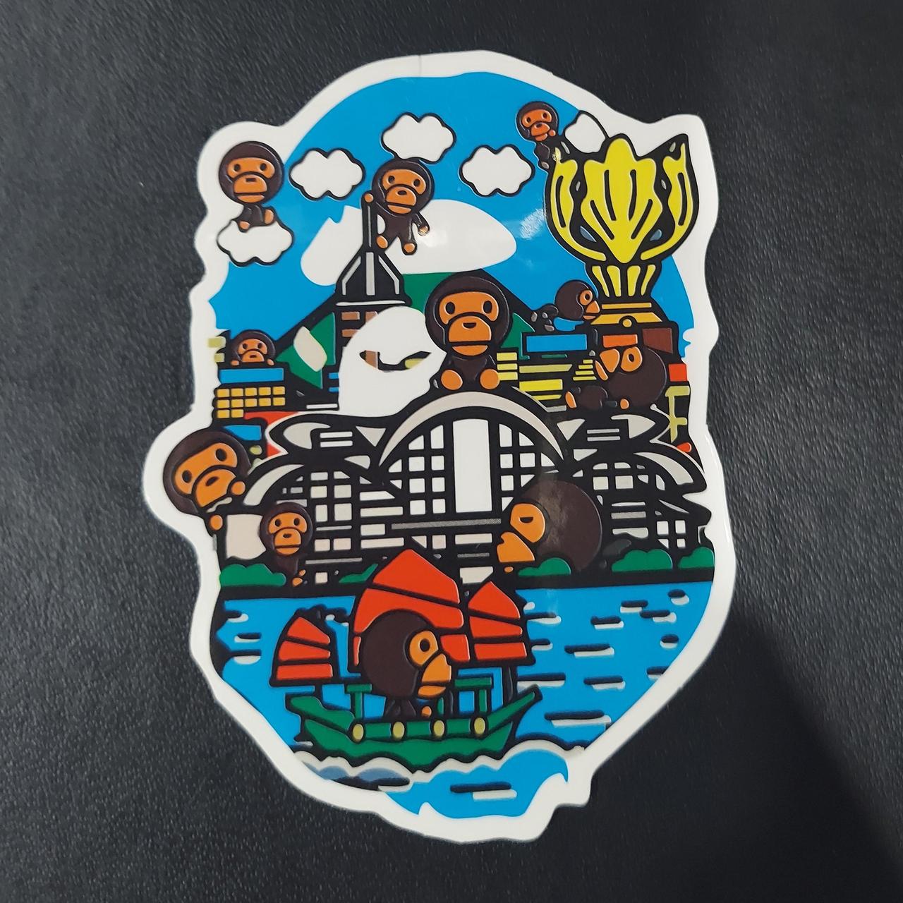 BAPE sticker $5 Free shipping #BAPE #bapesticker... - Depop