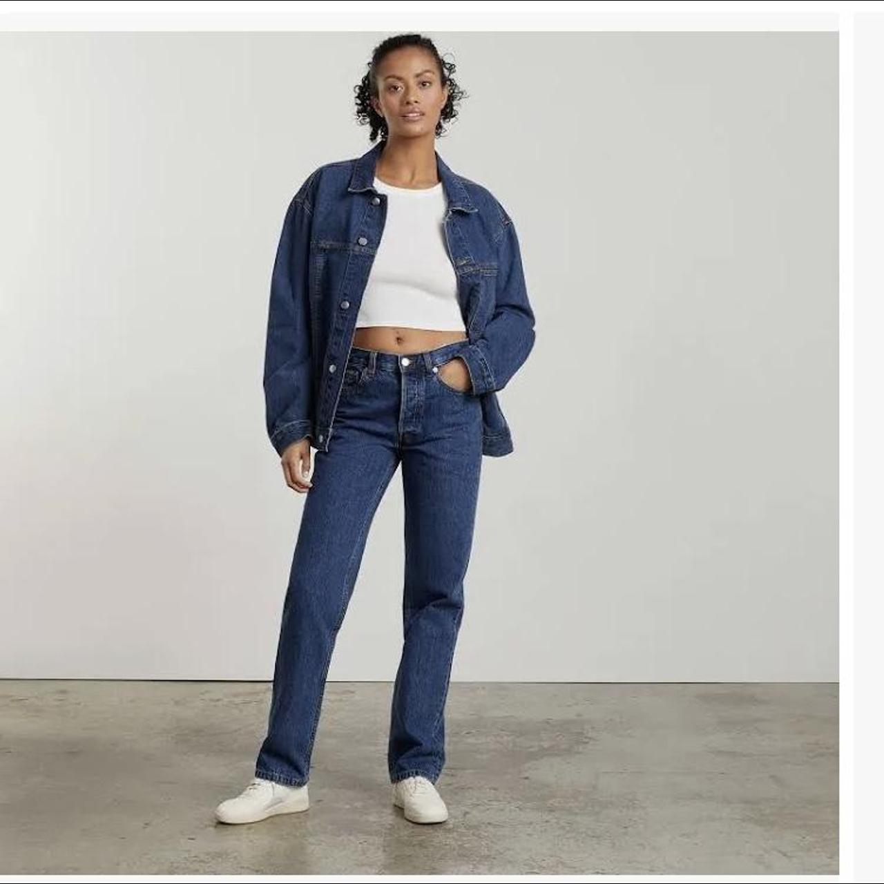 Everlane everyone vintage Jean in Deep Atlantic, a... - Depop