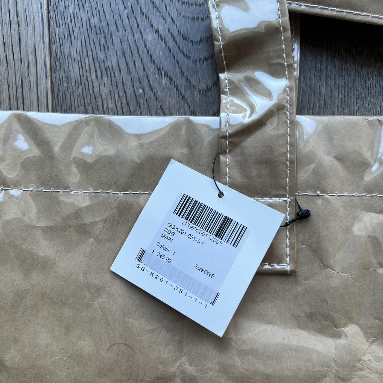 Comme des Garcons CDG PVC Tote Paper bag Brand new... - Depop