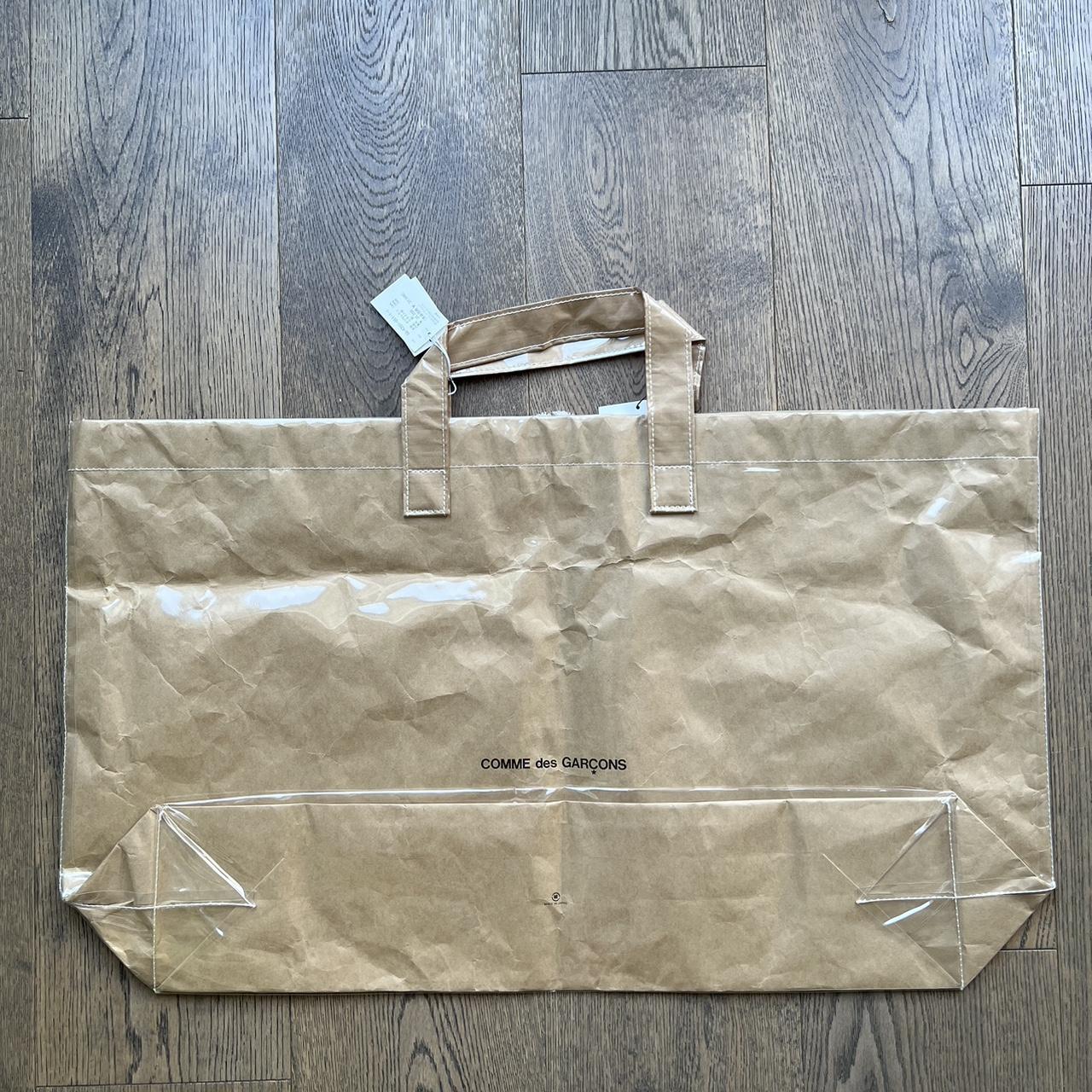 Comme des Garcons CDG PVC Tote Paper bag Brand new... - Depop