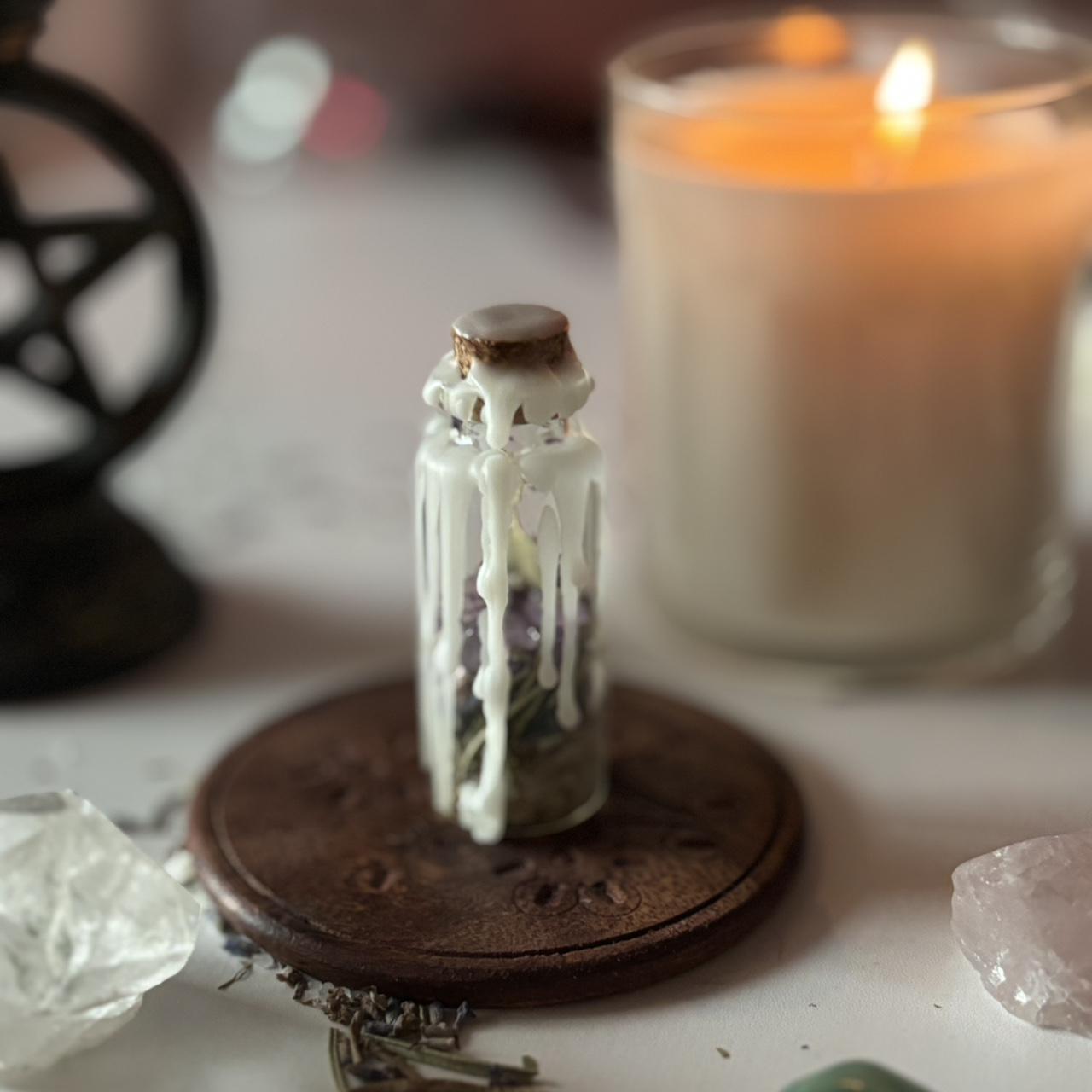 🌙🧿 protection spell jar 🧿🌙 simple spell jar made to... | Depop