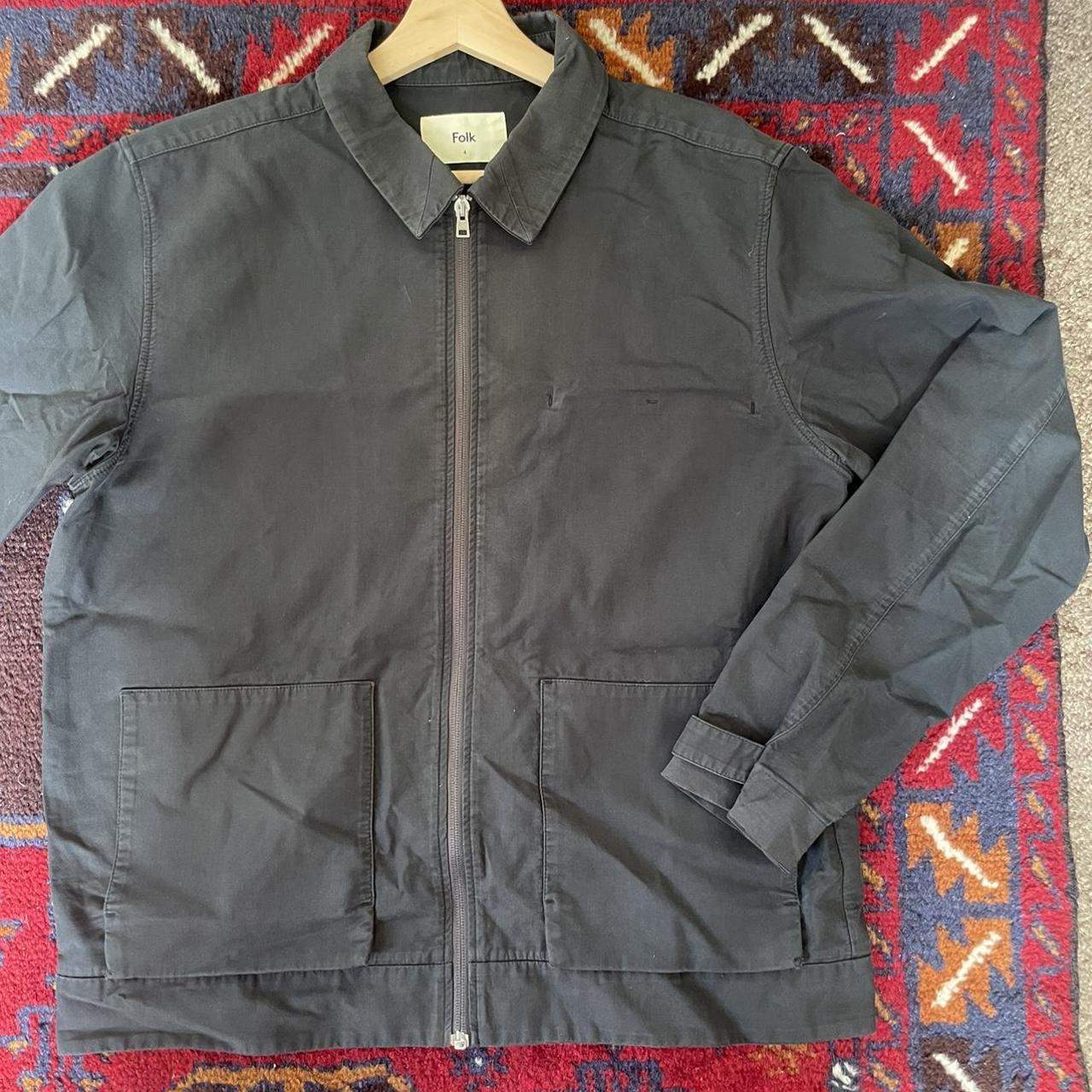 Folk Men's Black Jacket | Depop