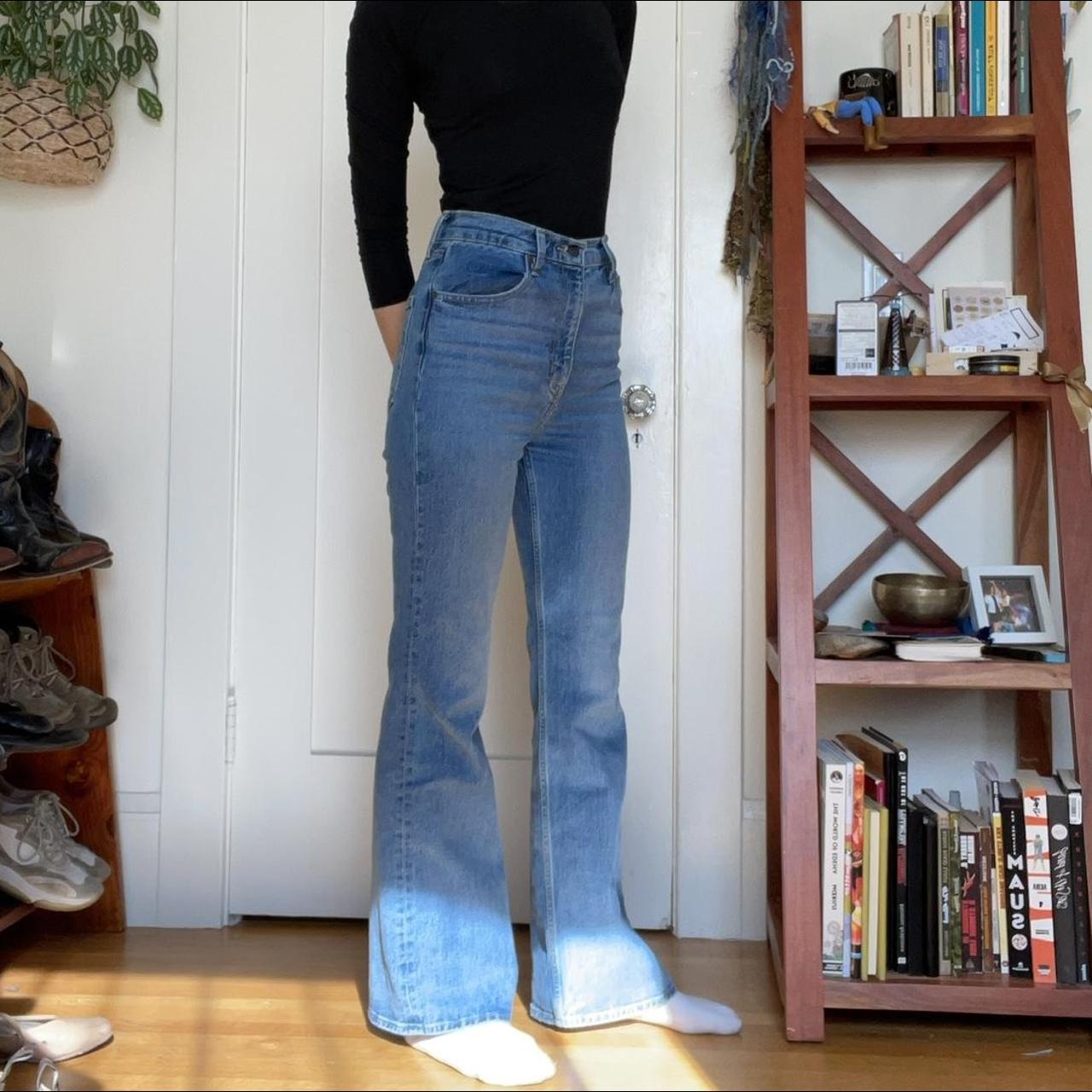 LEVIS 70s HIGH FLARE JEANS — SIZE 26 sad to part... - Depop