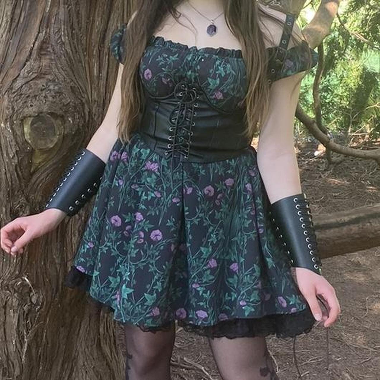 Herbal Magic Mini Dress. Brand is Widow on... - Depop