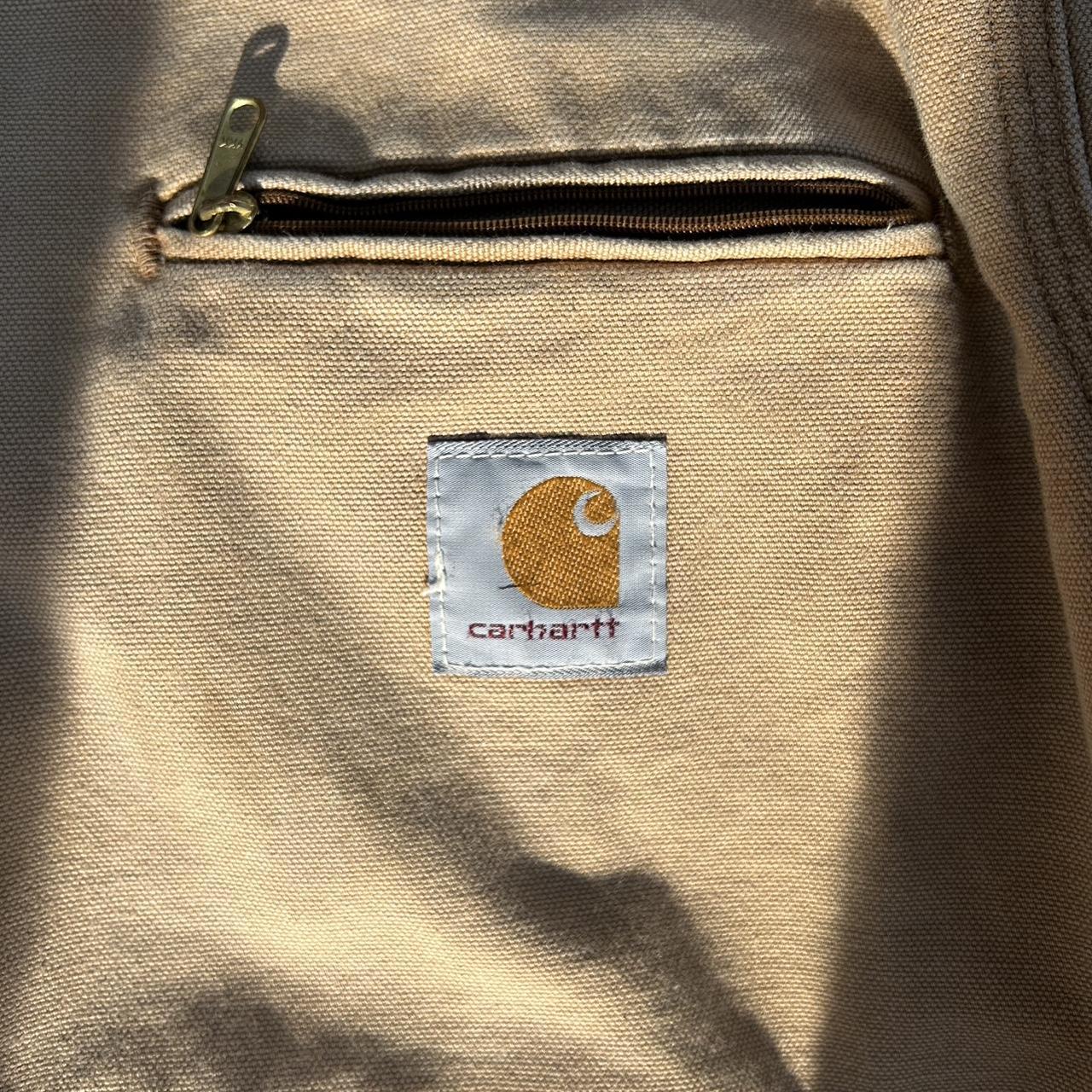 Carhartt Men's Cream Jacket | Depop