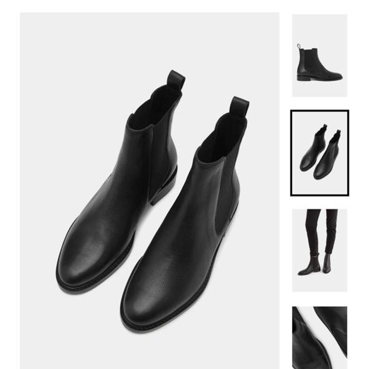 Assembly label Leather Rumi boots Size 39 Worn once! - Depop