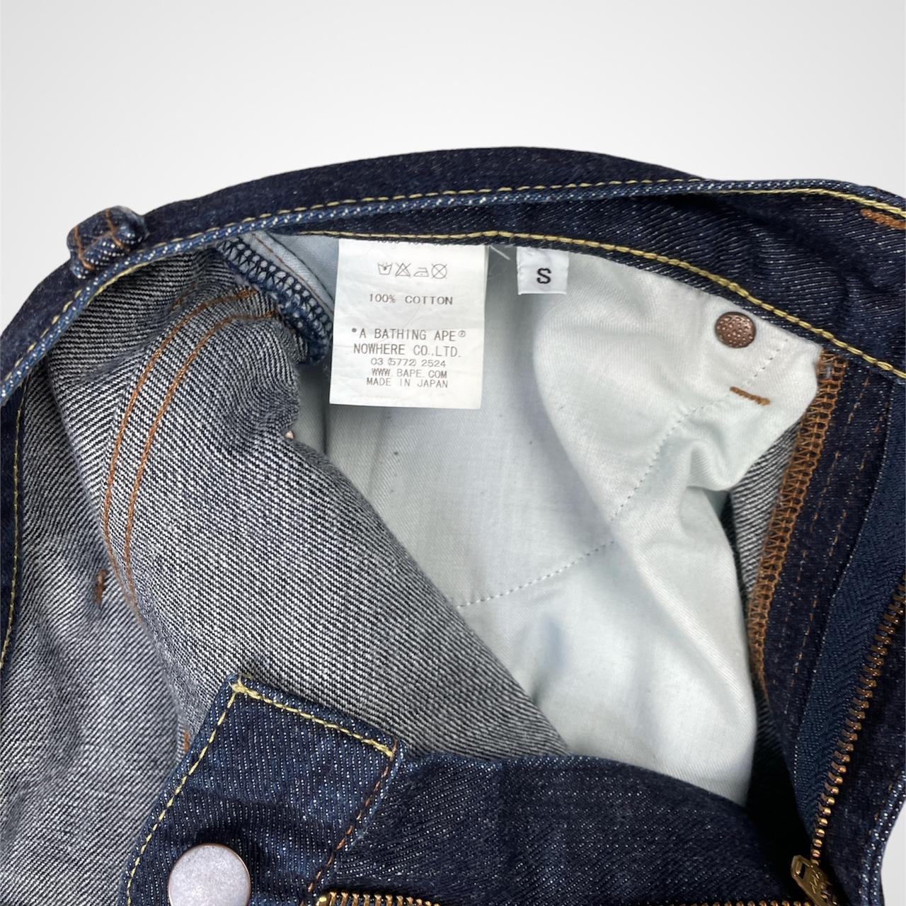 A bathing ape pirate store denim jorts size... - Depop