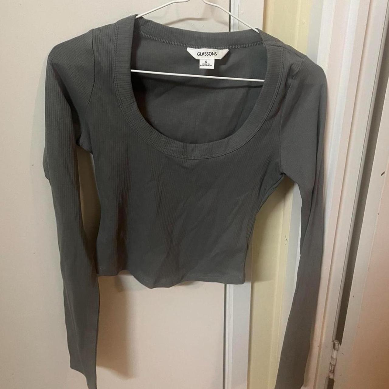 glasson grey long sleeve - size small - worn a few... - Depop