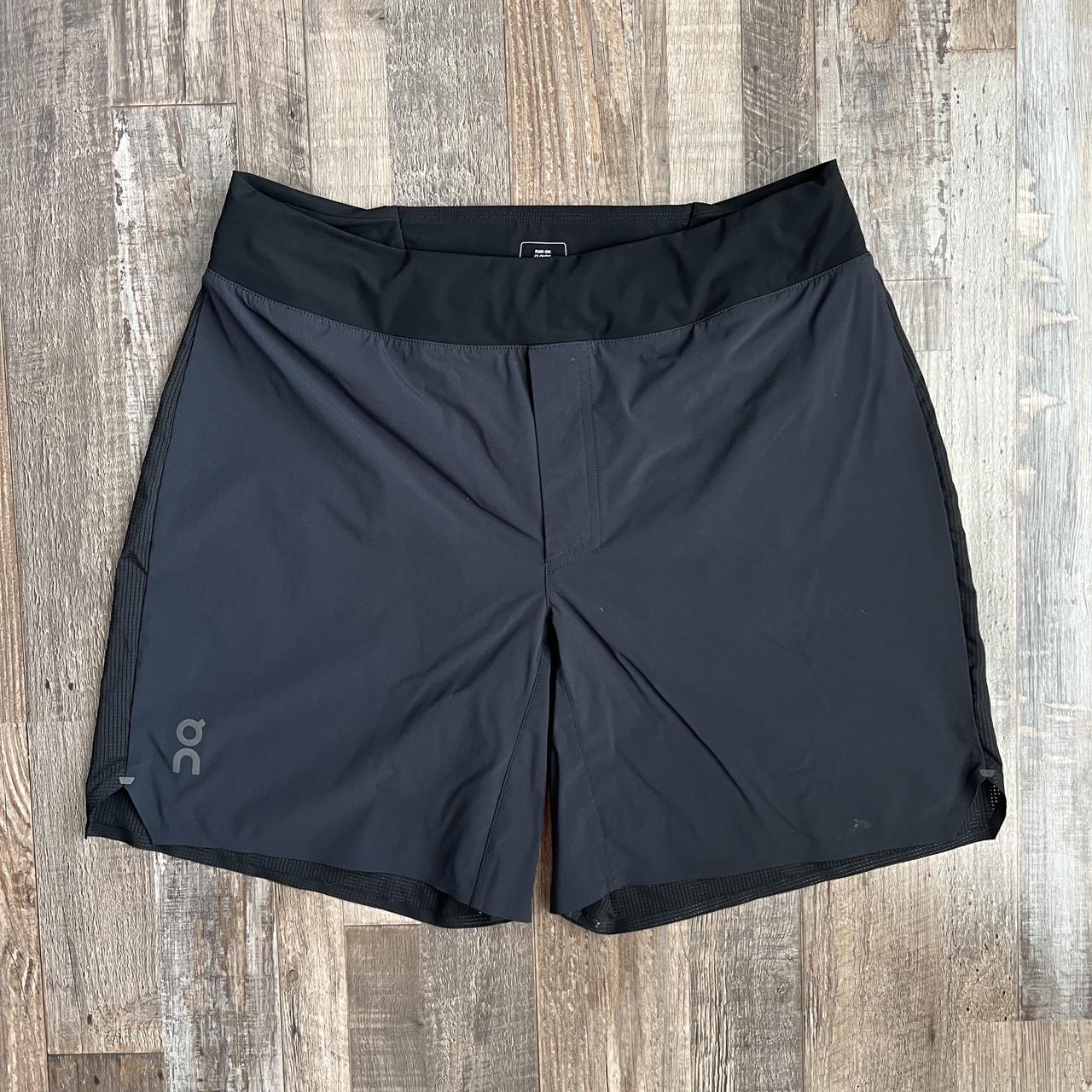 On running shorts Built in liner Size large Inseams... - Depop